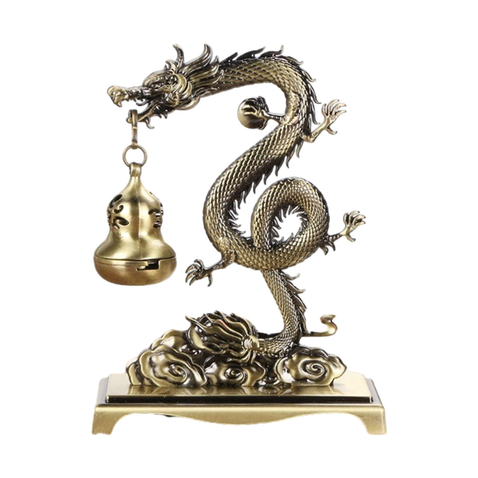 Dualoai Chinese Burner ,Tabletop Aroma Diffuser Decorative Dragon ...