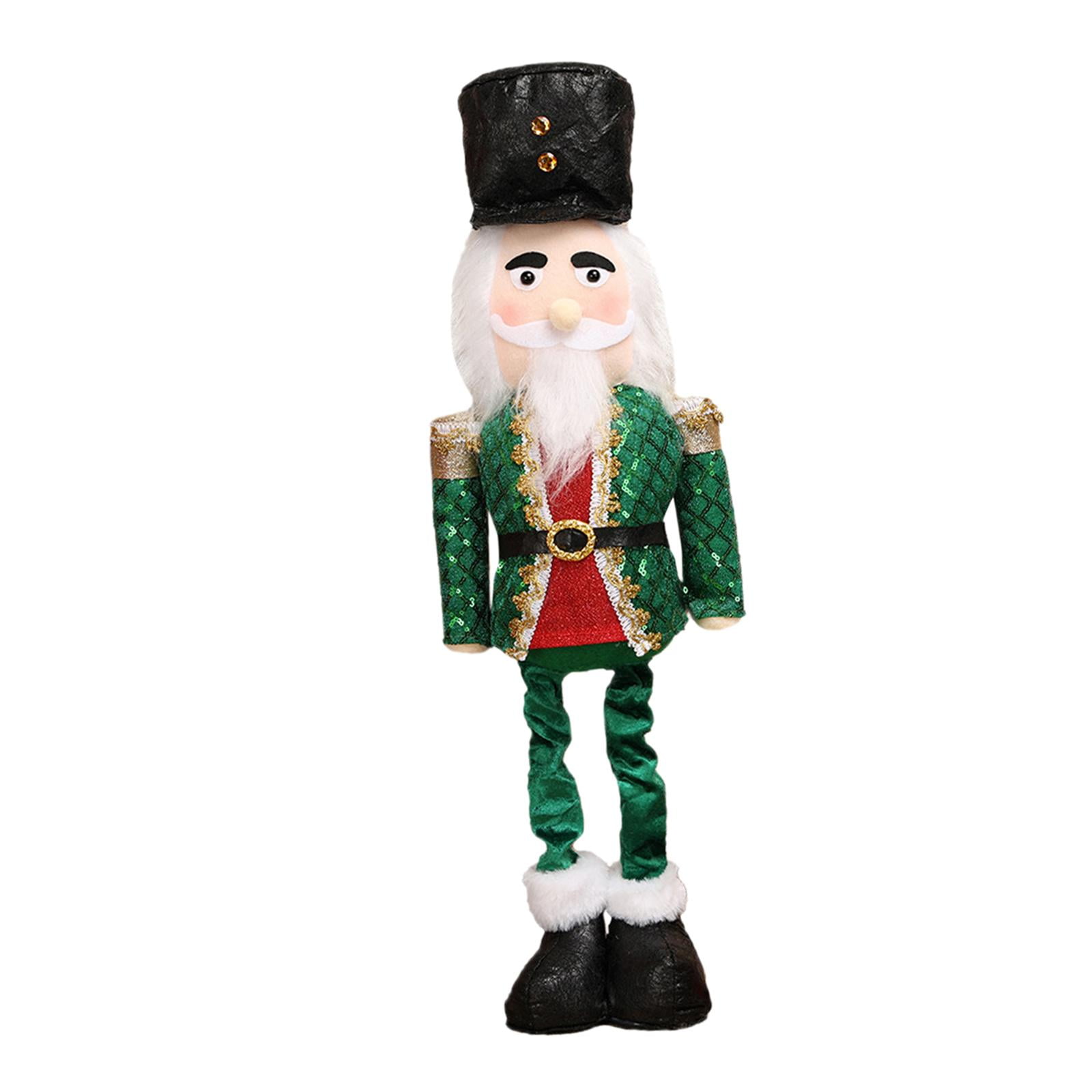 Dualoai Christmas Nutcracker Decor Telescopic Christmas Decor for ...