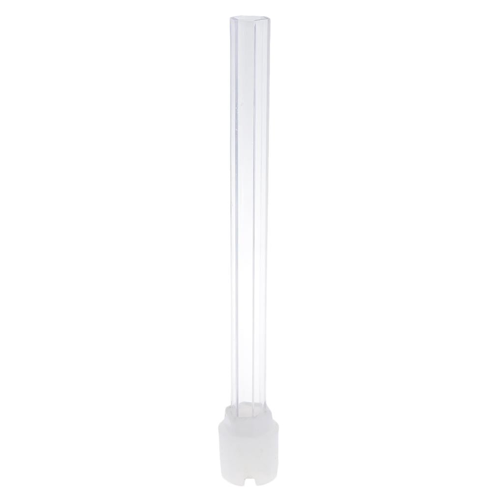 Dualoai Clear Hexagon Plastic Candle Molds Mould DIY Soap Candle Making ...