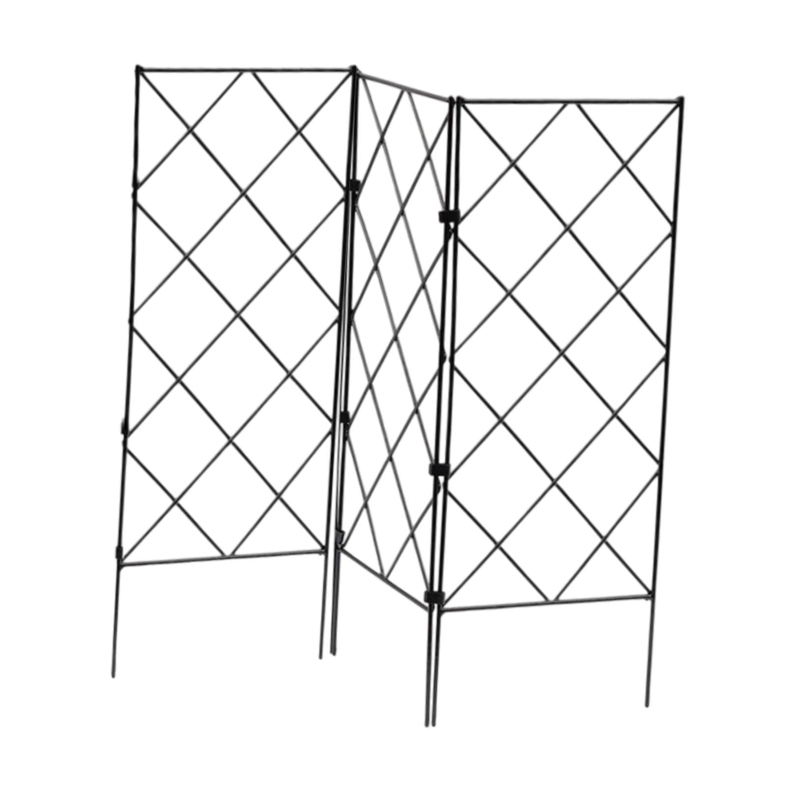 Dualoai Climbing Plants Garden Trellis Flower Stand Metal Garden ...
