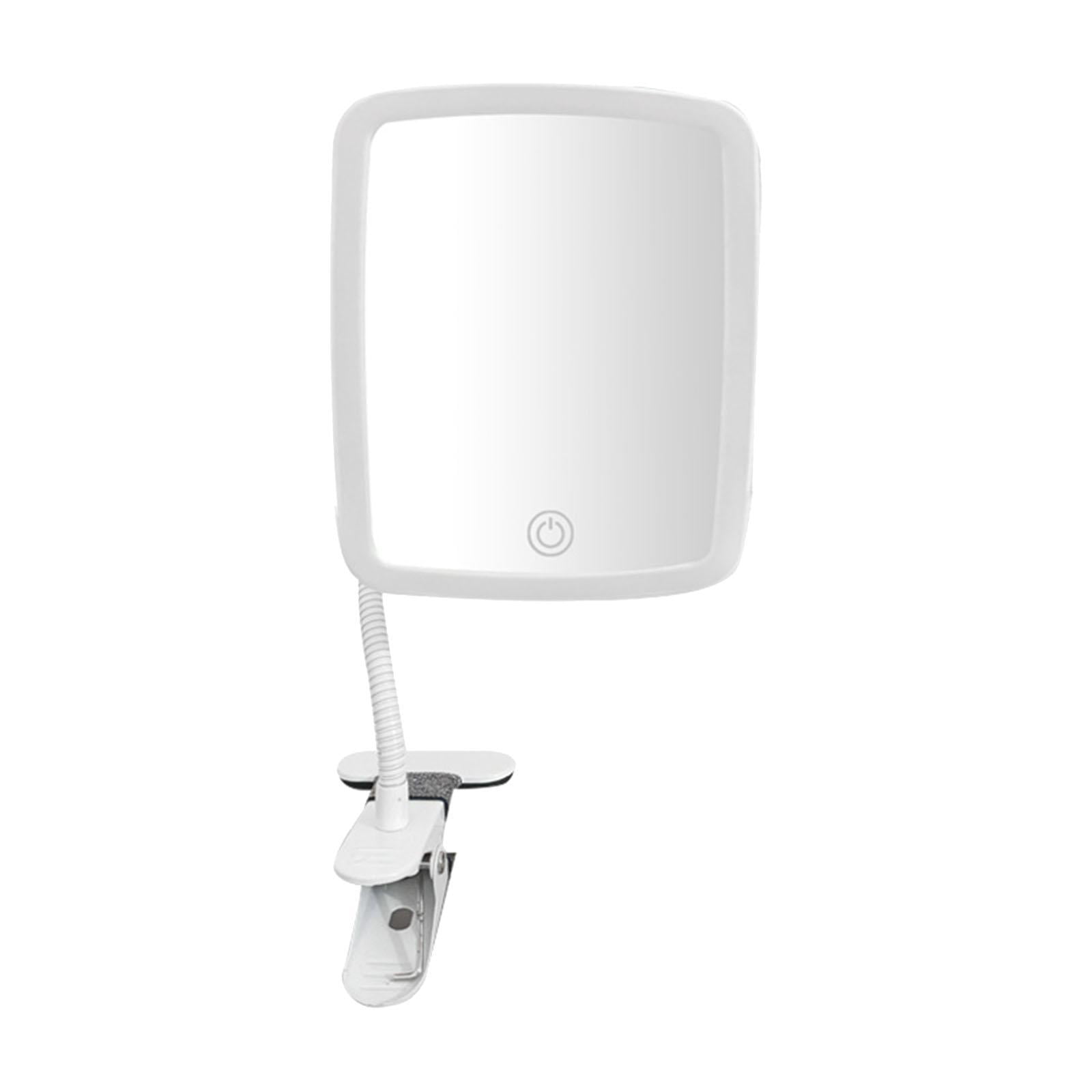 Dualoai Clip on Mirror with Lamp Cordless Cosmetic Mirror Portable ...