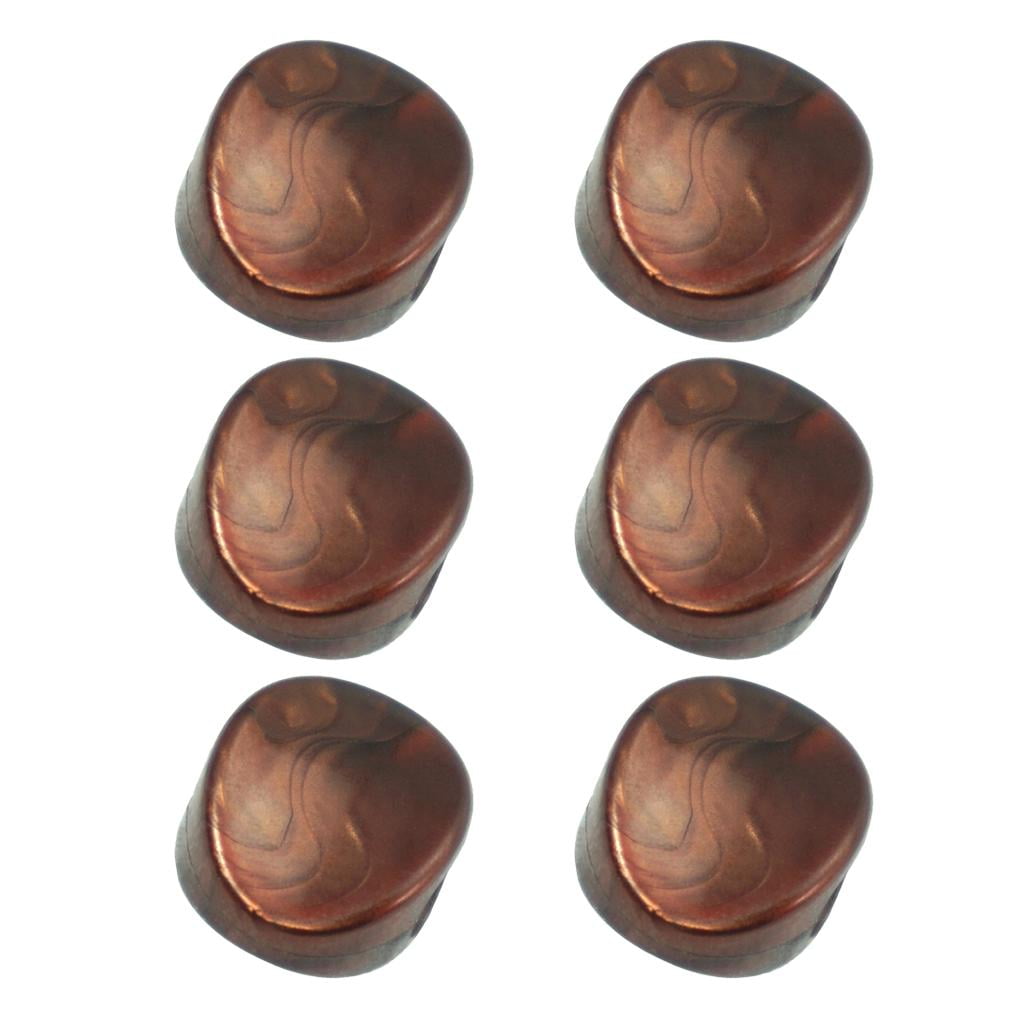 Dualoai Coffee Universal Guitar Tuning Peg Caps Tuner Machine Head ...