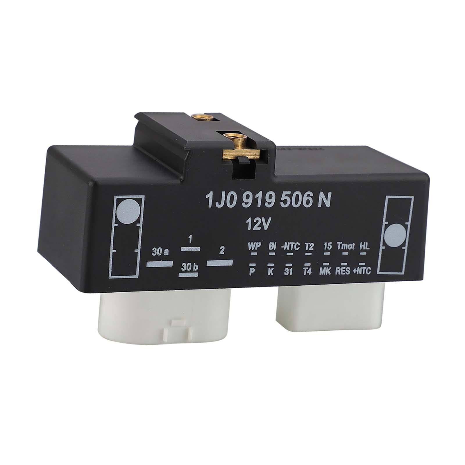 Dualoai Cooling Fan Control Module Radiator Fan Relay 1J0919506N ...