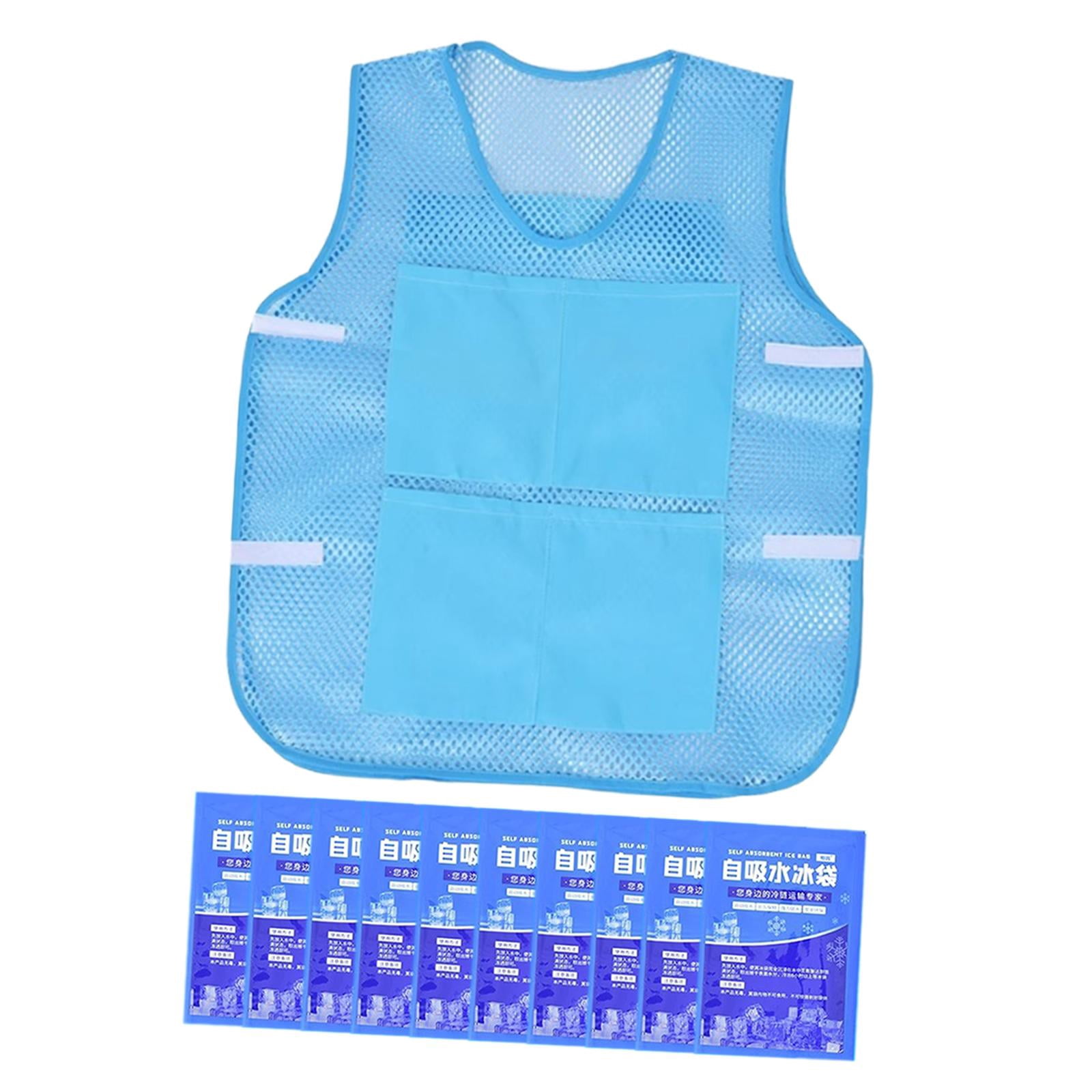 Dualoai Cooling Ice Vest Adults for Outdoor High Temperature Work ...