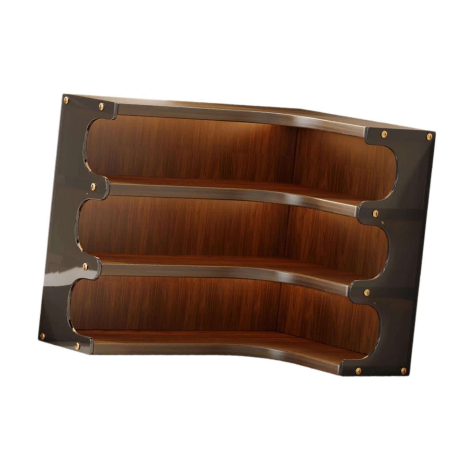 Dualoai Corner Desk Organizer Shelf Modern Display Stand for Kitchen ...