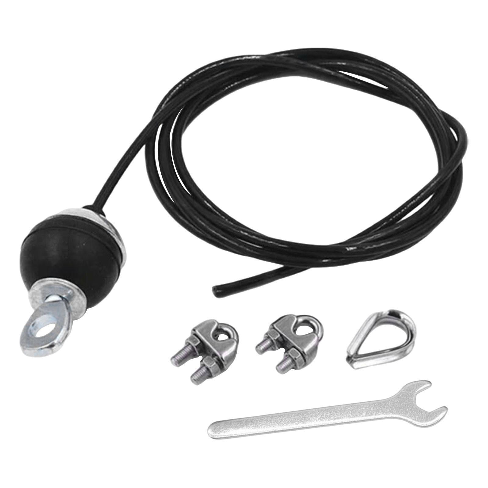 Dualoai DIY Pulley Cable, Pull Down Cord, Exercise Machine, LAT Pull Up ...