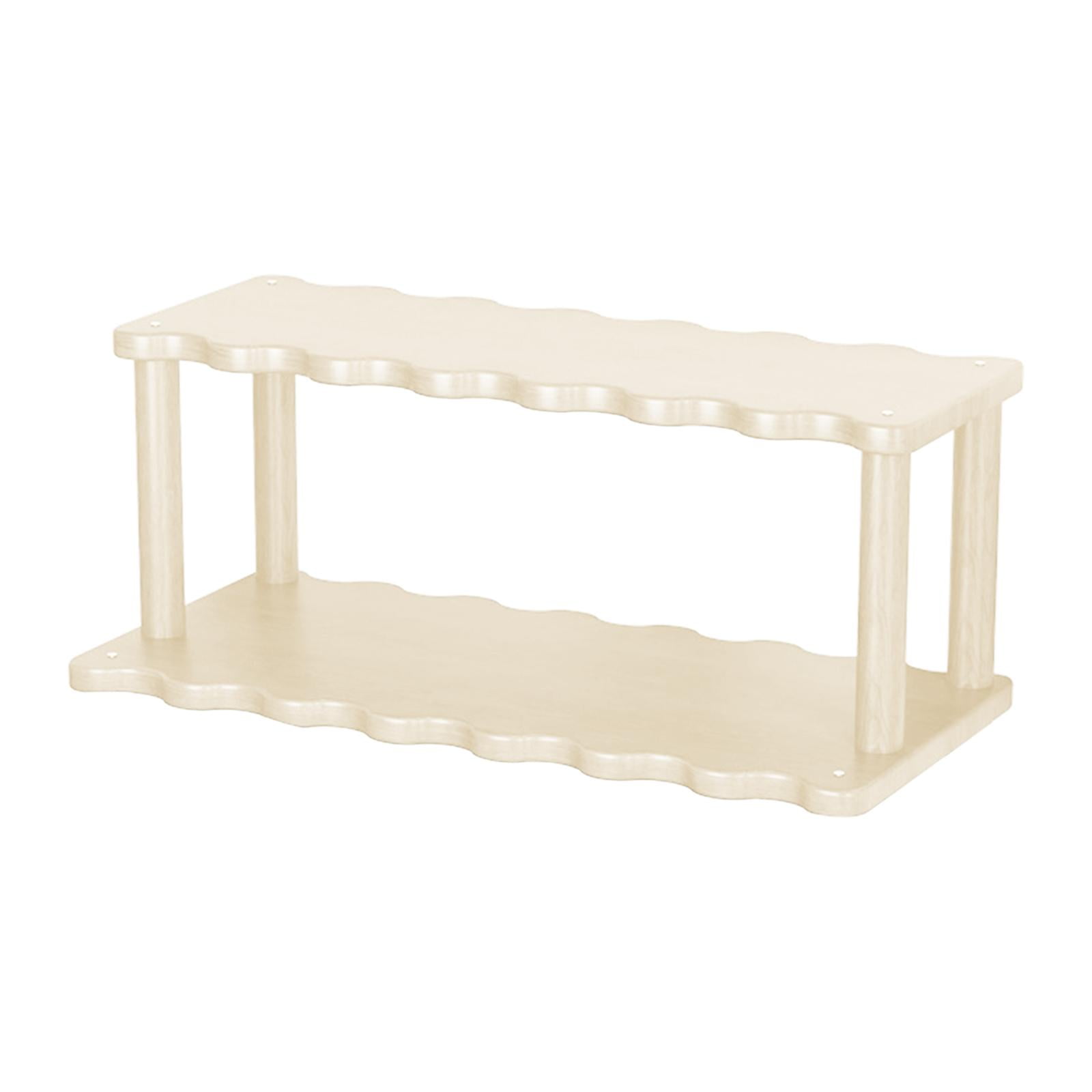 Dualoai Desktop Rack 2 Tier Table Sundries Display Shelf for Living ...