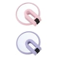 Dualoai Double Sided Round Handheld Magnifying Makeup Mirror 15X ...