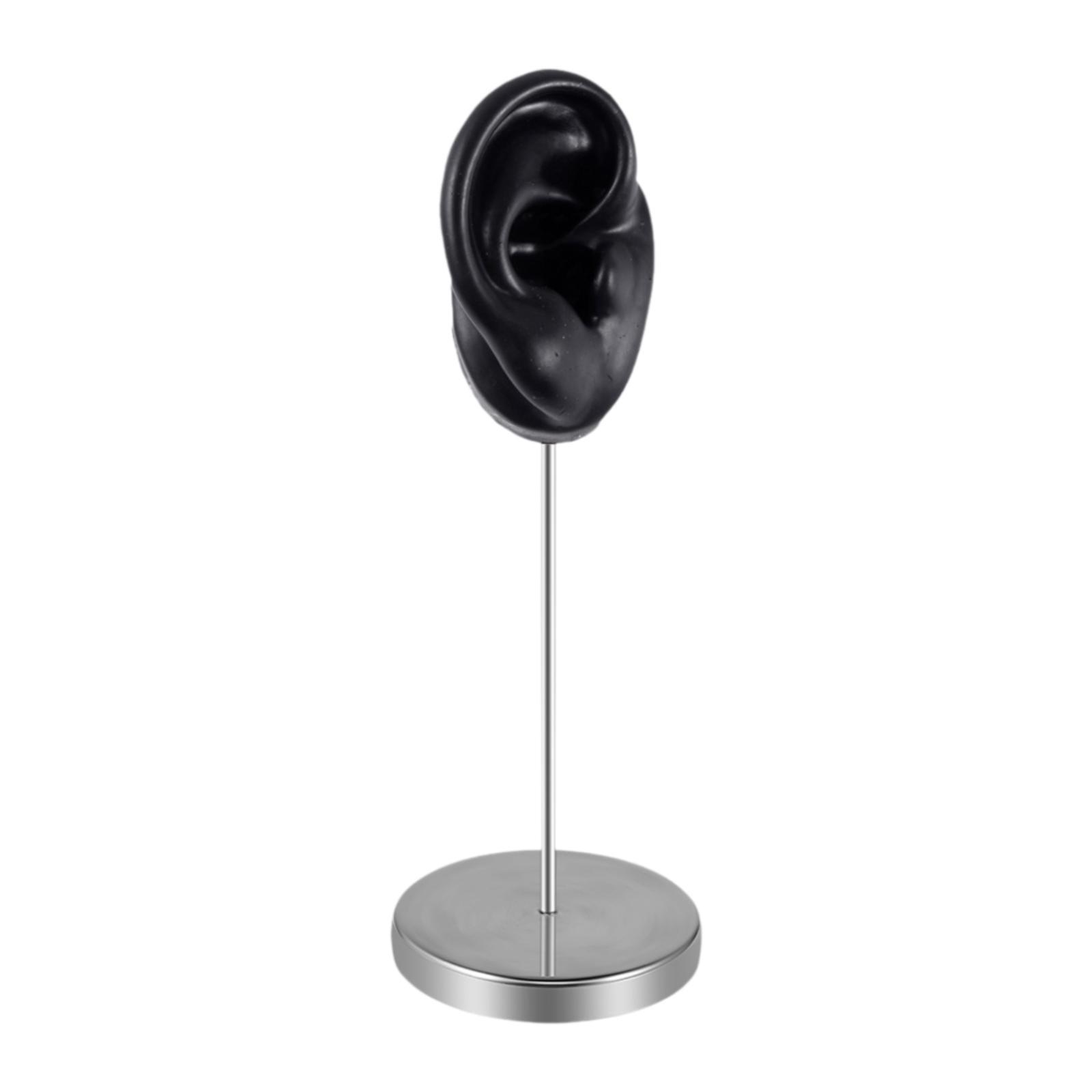Dualoai Earring Jewelry Display Prop Photos Silicone Ear Model for ...
