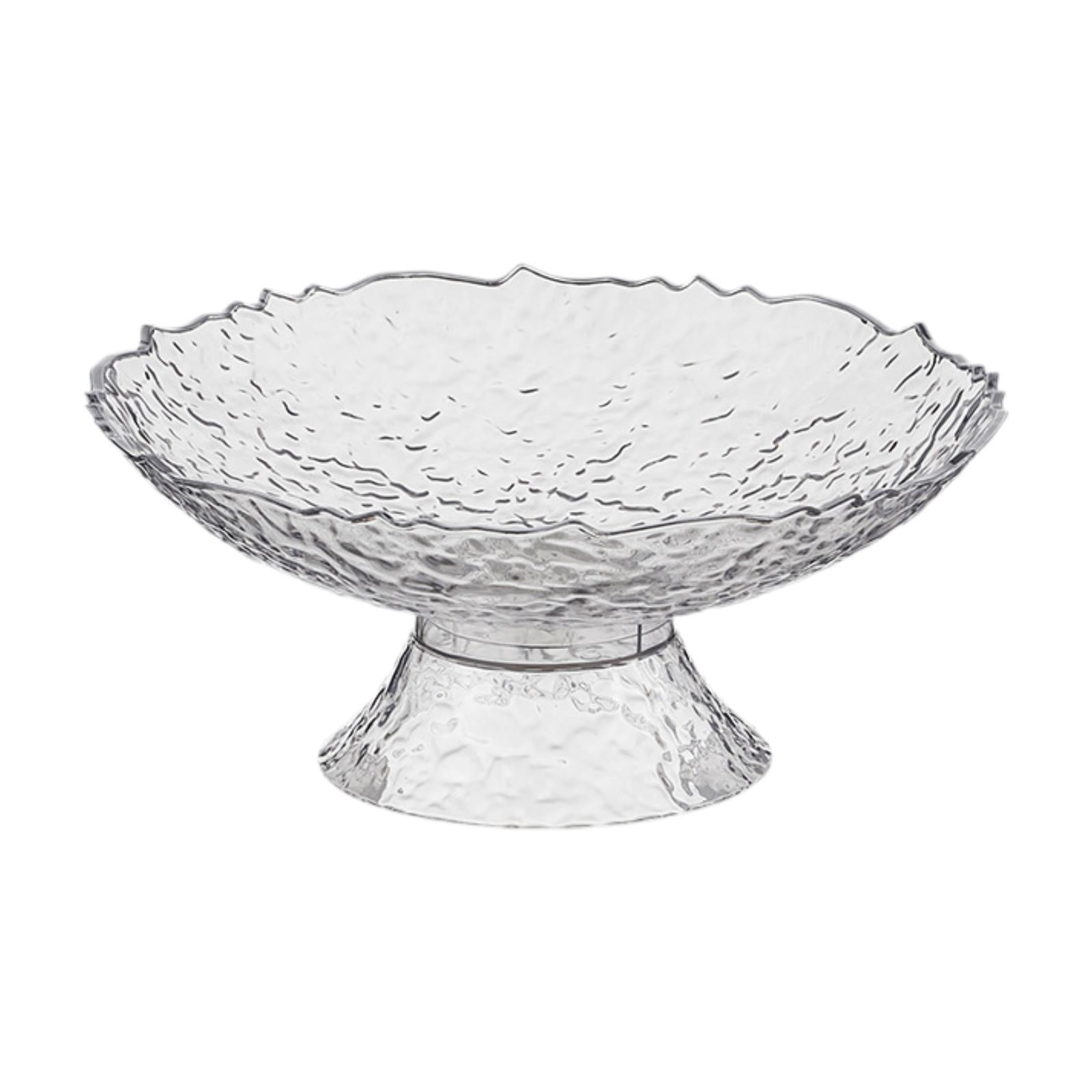 Dualoai Fruit Bowl Veggies Drain Plate Buffet Plates Vegetable Strainer ...