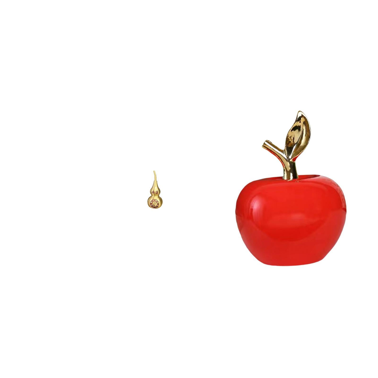 Dualoai Gourd and Statue Feng Shui Ornament Ceramic Fruit Sculpture ...
