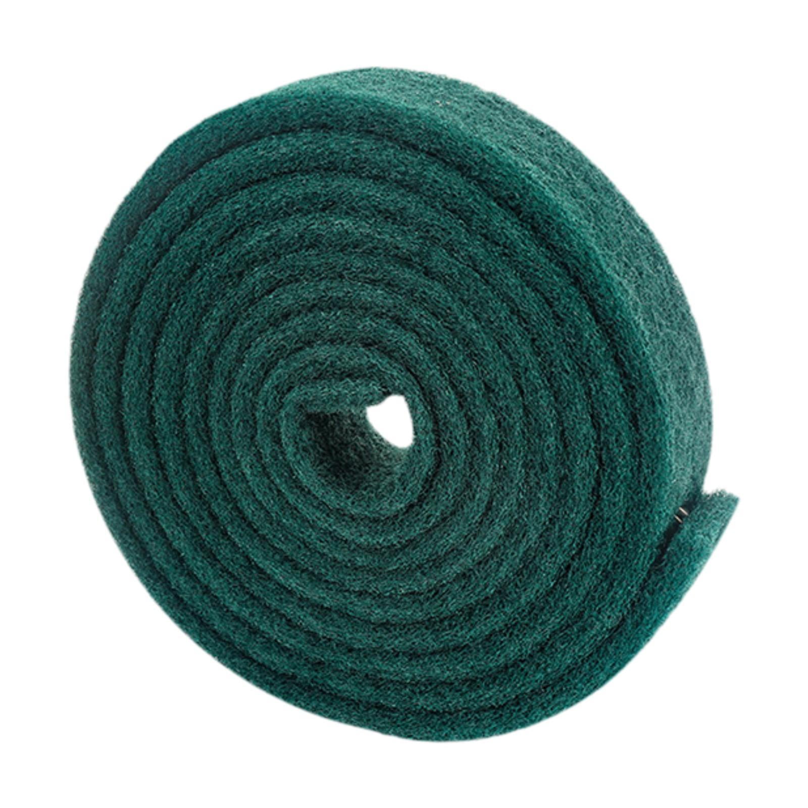 Dualoai Green Scrubbing Pad Roll Abrasive Scrub Sponge for Sinks Grills ...