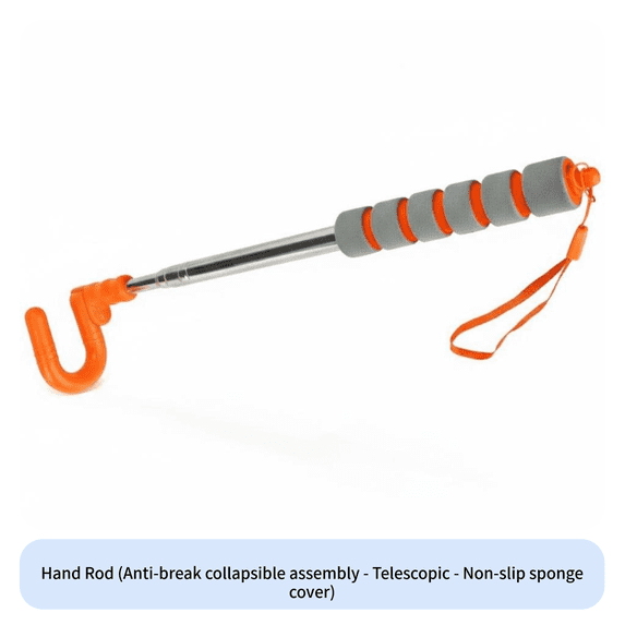 Dualoai Hoop Rolling Hook Weatherproof Outdoor Toy Bright Orange Color ...