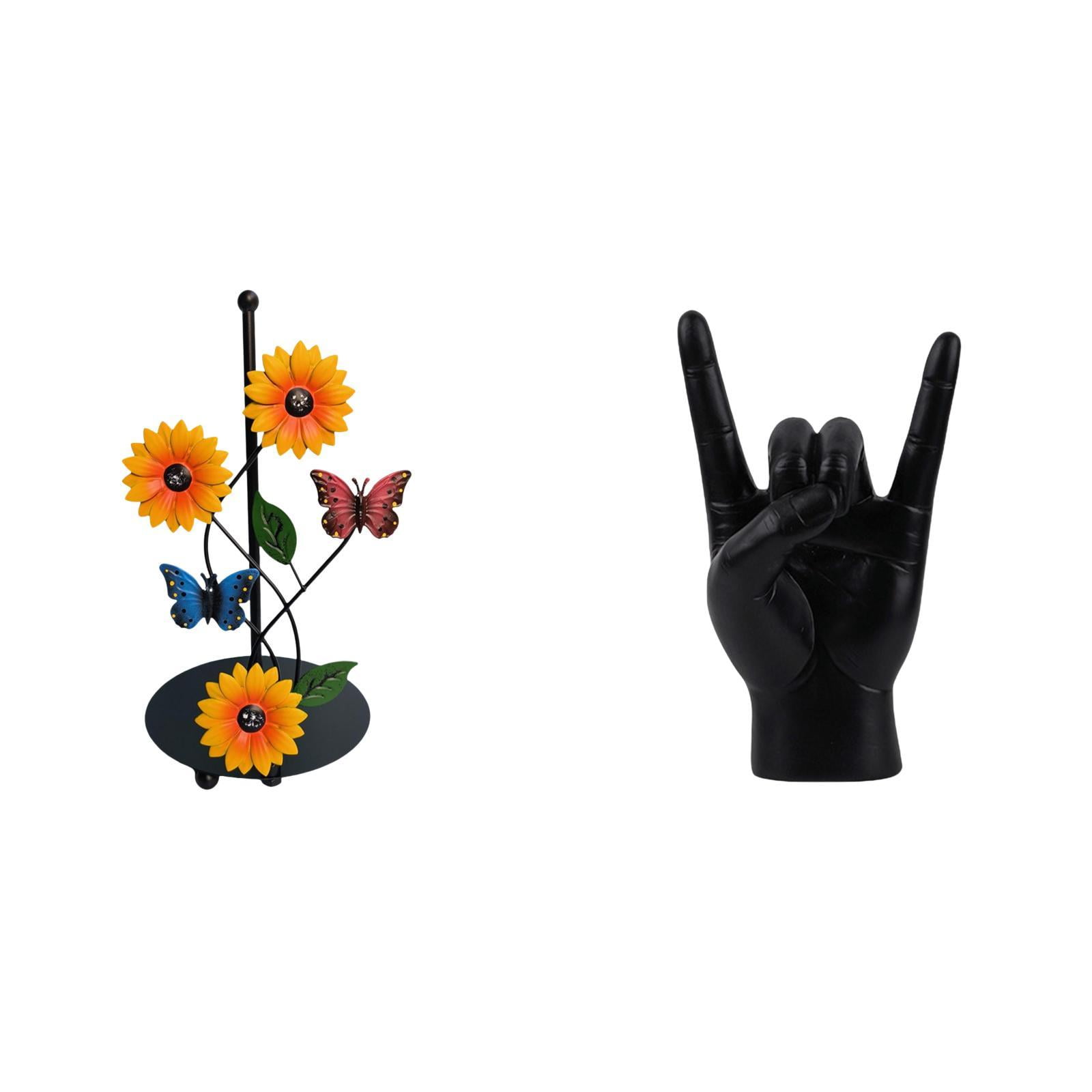 Dualoai Inspired Tissue Holder with Artistic Hand Gesture Sculpture ...
