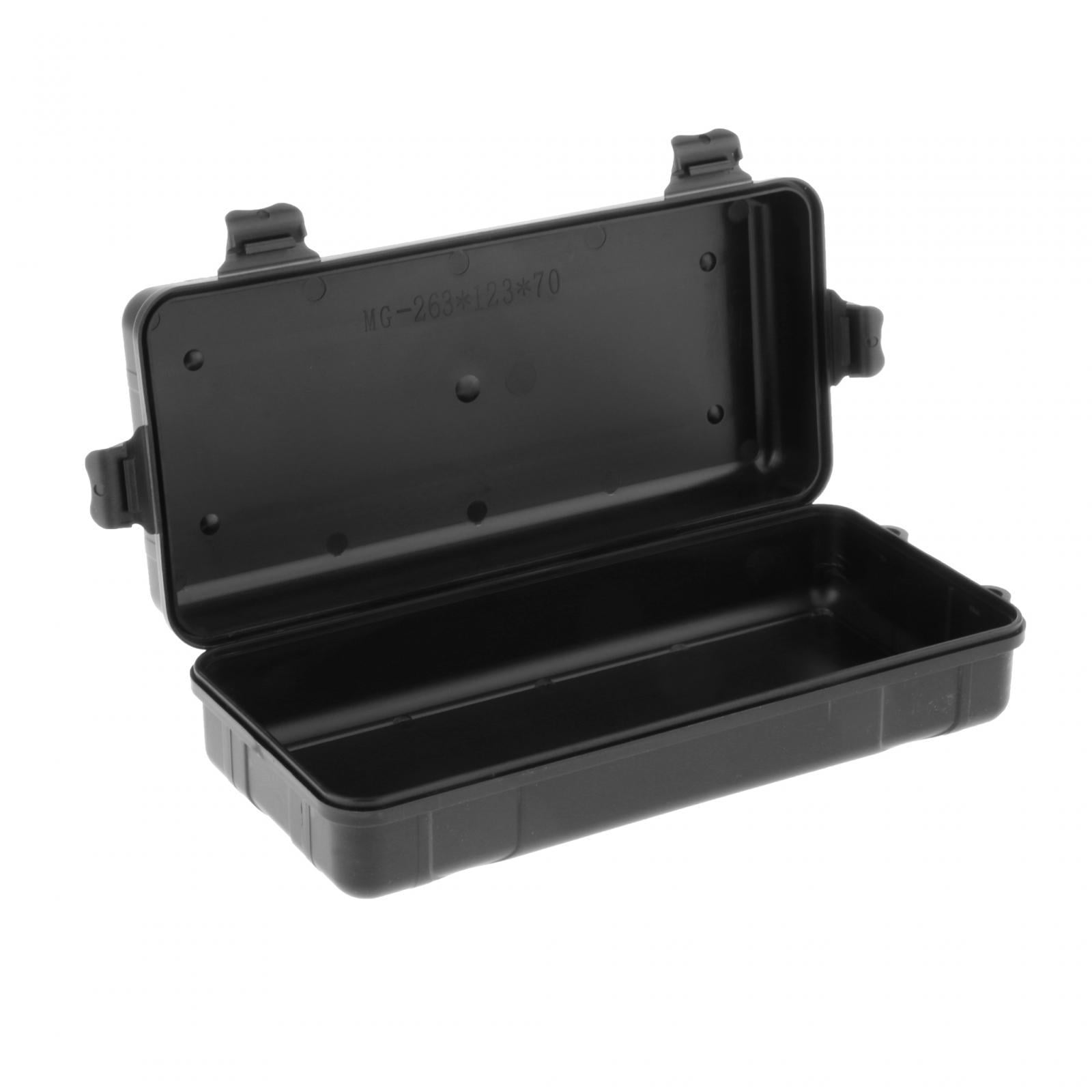 Dualoai Instrument Tool Box Hard Case with Lock Safe Small Parts Tool ...