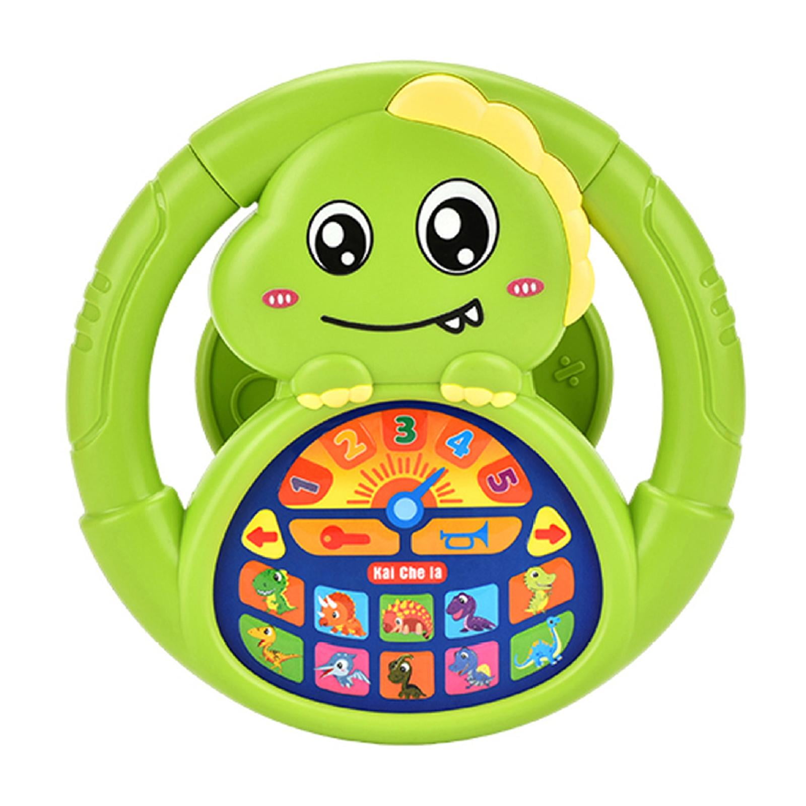 Dualoai Kids Steering Wheel Toy Driving Controller Fine Motor Skills ...