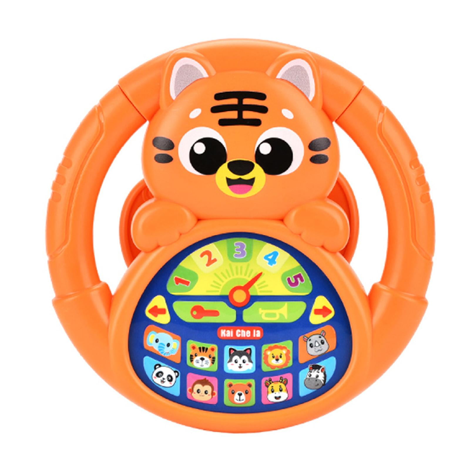 Dualoai Kids Steering Wheel Toy Driving Controller Fine Motor Skills ...