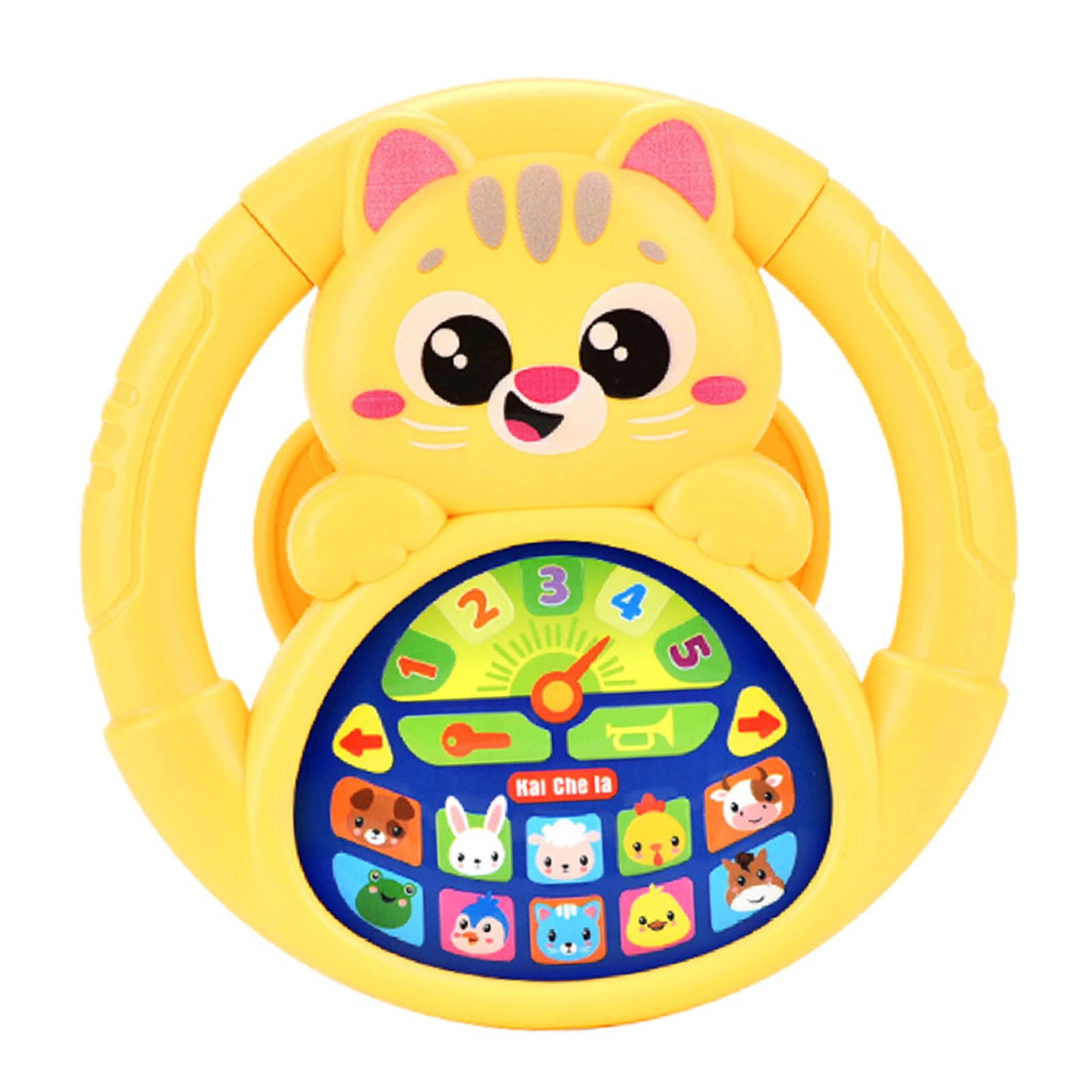 Dualoai Kids Steering Wheel Toy Driving Controller Fine Motor Skills ...