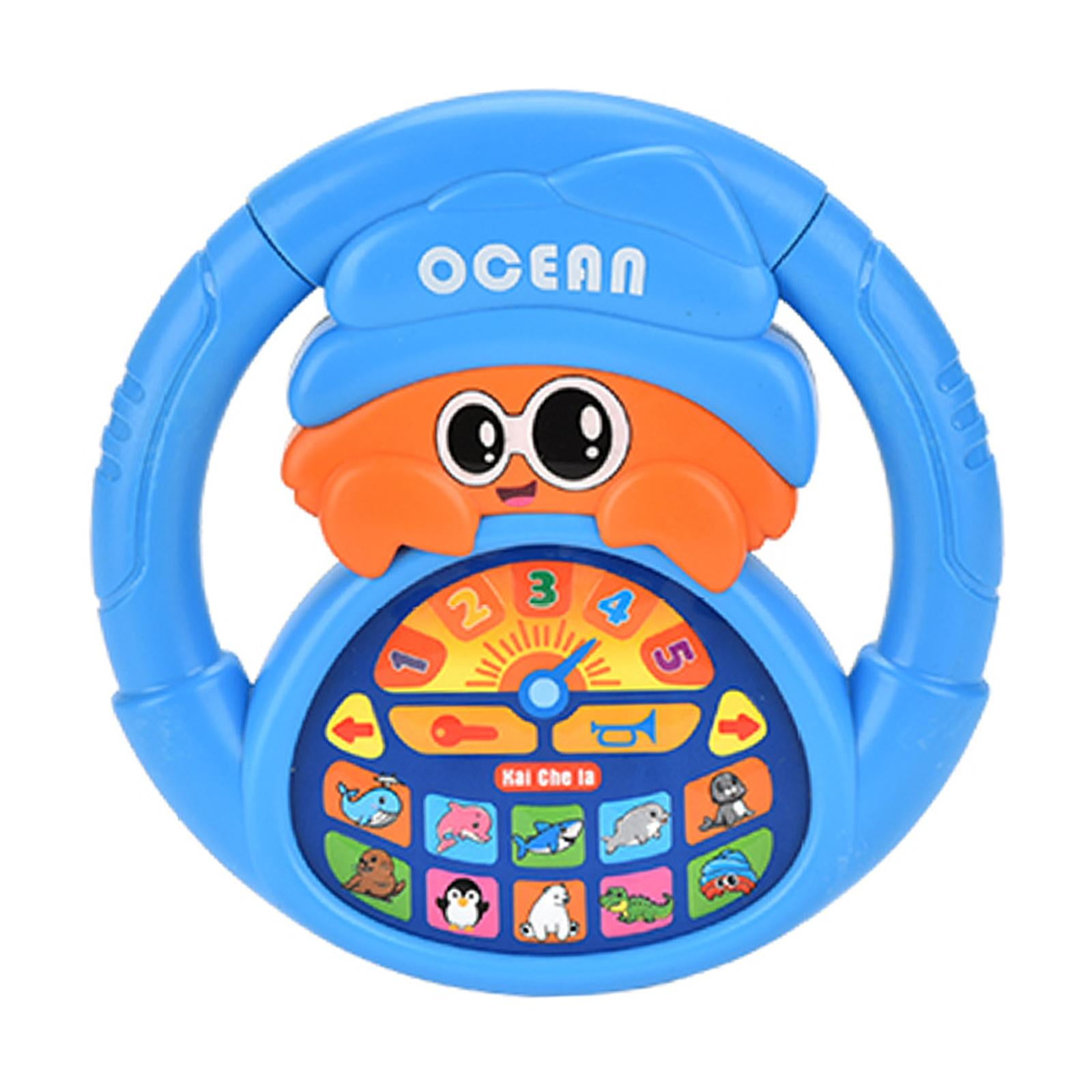 Dualoai Kids Steering Wheel Toy Sensory Toy Hand Eye Coordination Cute ...