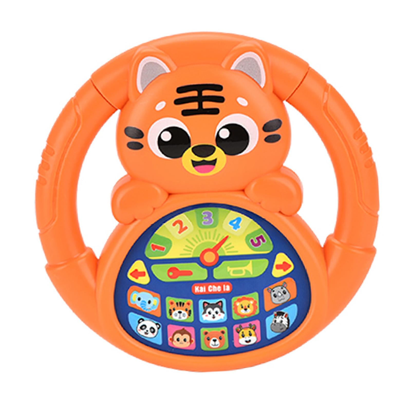 Dualoai Kids Steering Wheel Toy Sensory Toy Hand Eye Coordination Cute ...