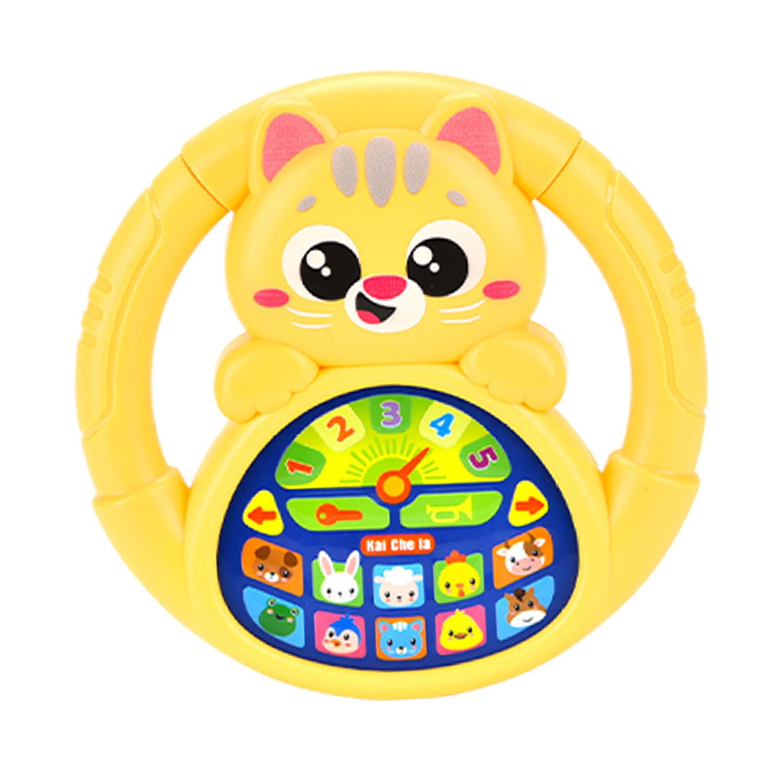 Dualoai Kids Steering Wheel Toy Sensory Toy Hand Eye Coordination Cute ...