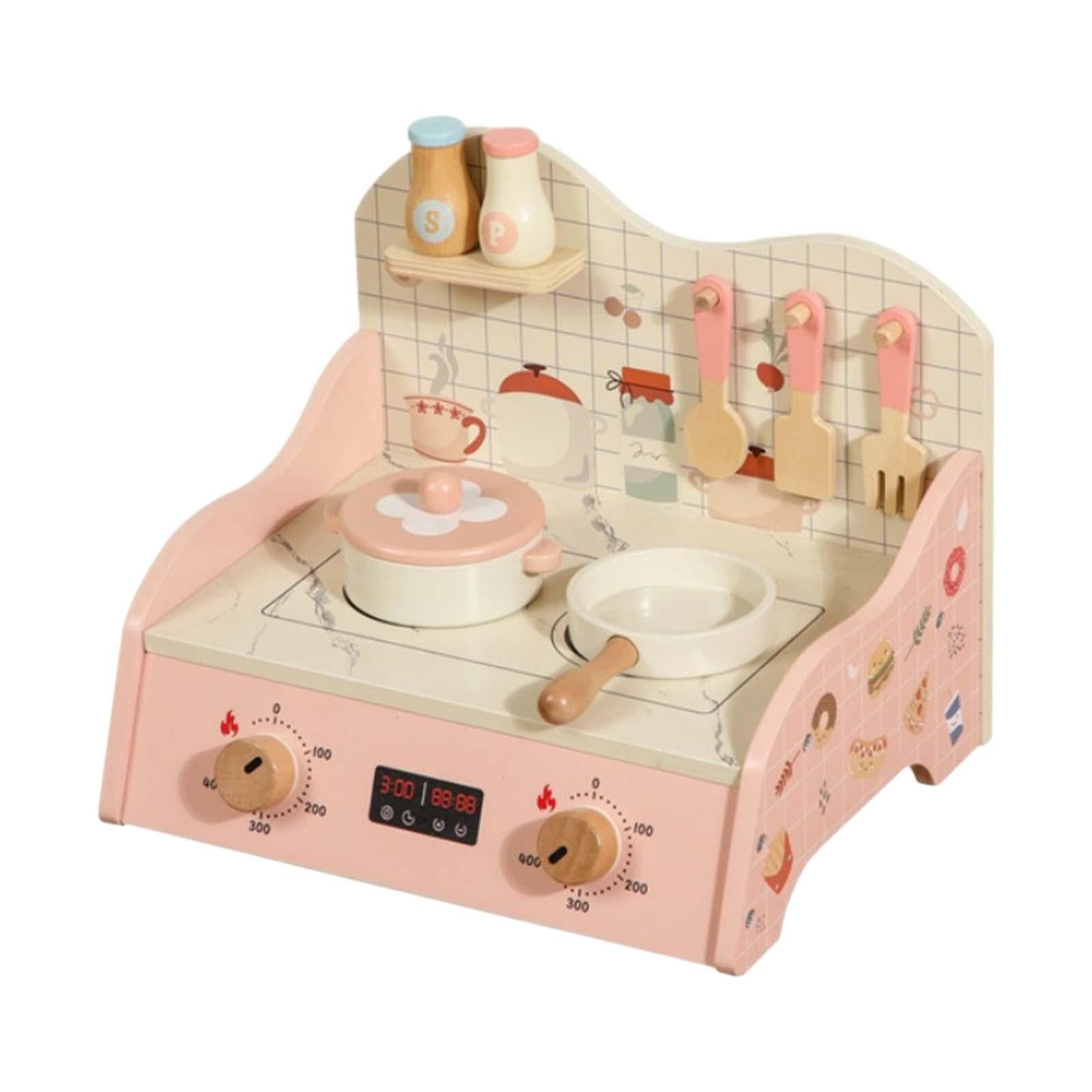 Dualoai Kitchen Playset Toy Educational Learning Skill Toy Cookware ...