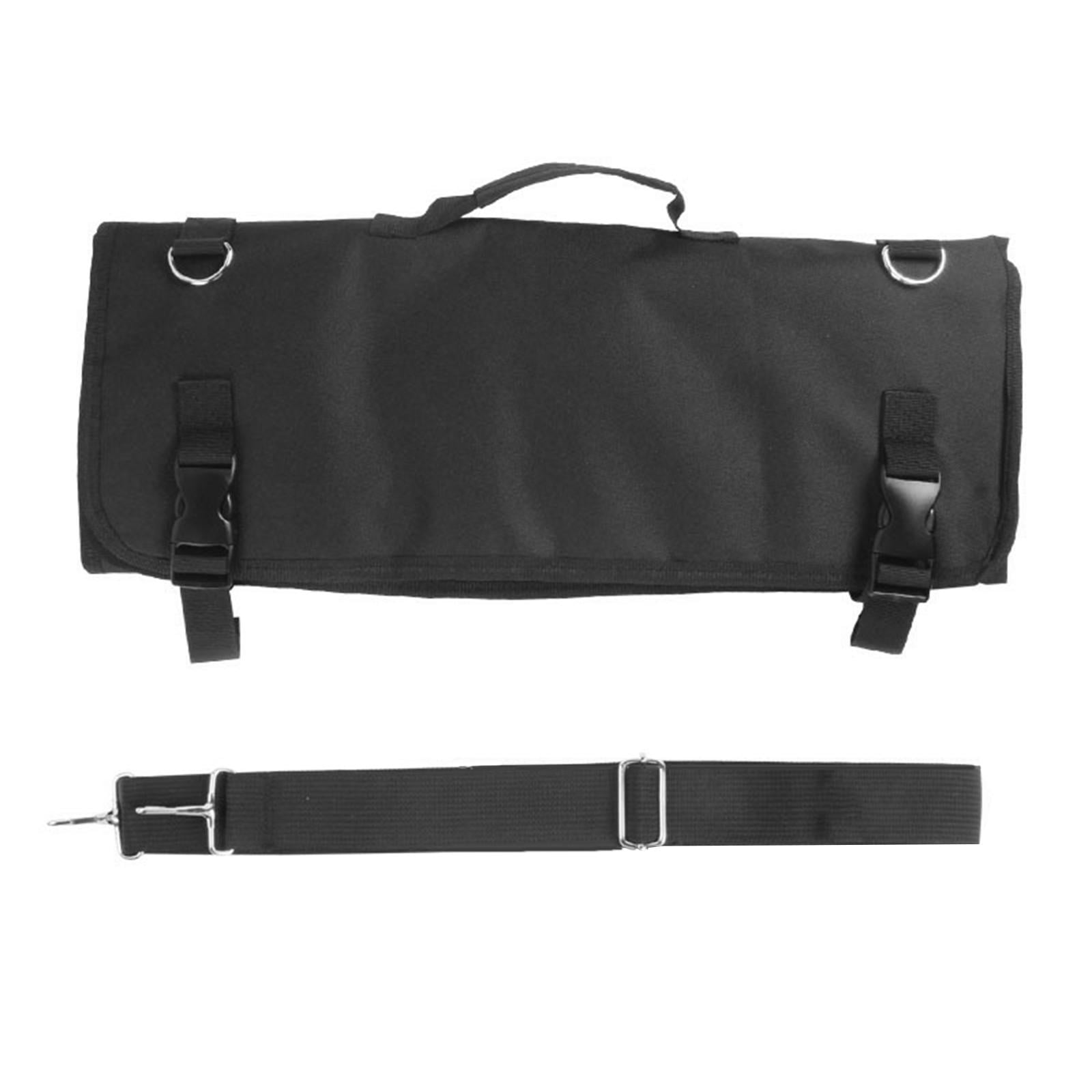 Dualoai Knife Roll Bag Handbag with Shoulder Strap for Picnic BBQ ...