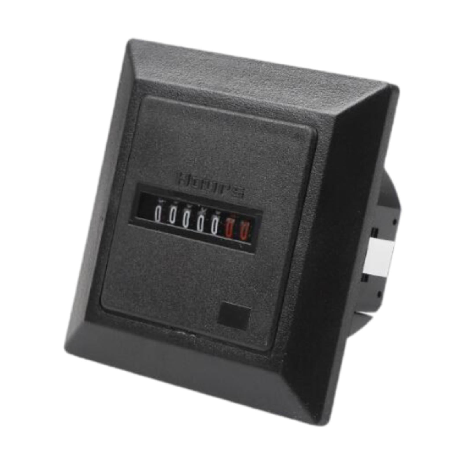 Dualoai Mechanical Hour Meter Gauge Hour Counter for Auto Excavators ...