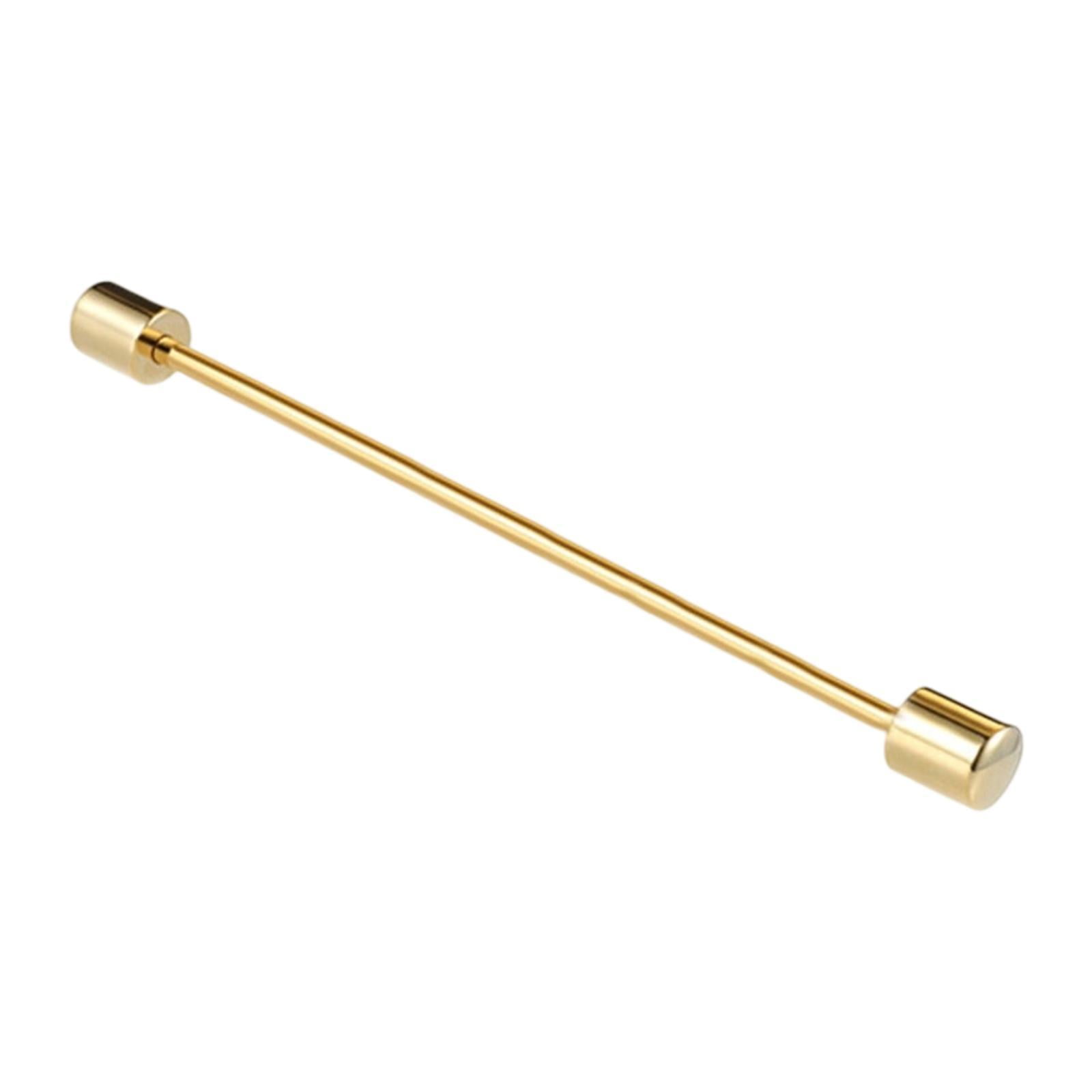 Dualoai Men Collar Bar Pin Copper Cravat Clip for Wedding Business ...