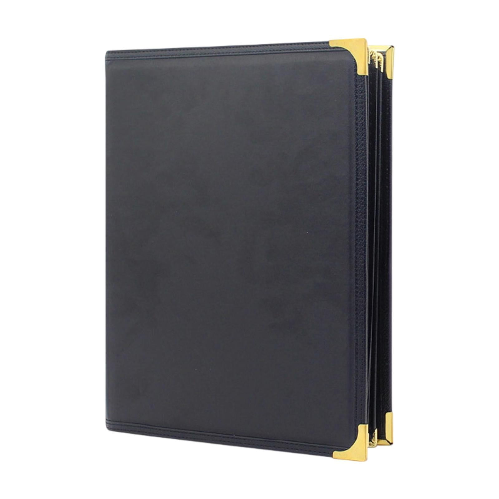 Dualoai Menus Cover Clear Viewing Refillable Menu Organizer Cafes Party ...