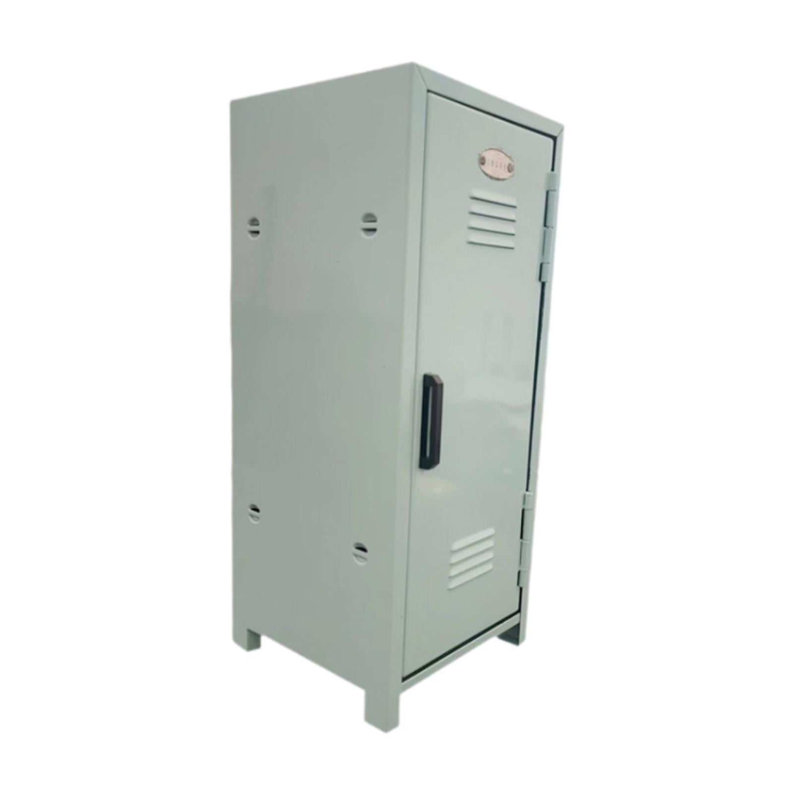 Dualoai Mini Locker Cabinet Storage Bin Stackable Metal Storage Box ...