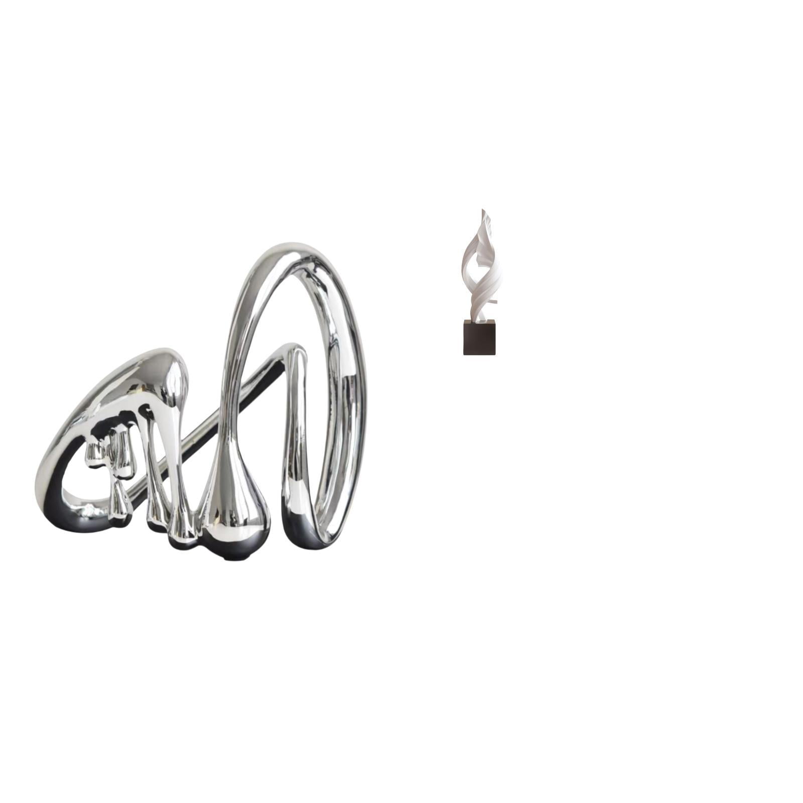 Dualoai Minimalist Abstract Art Statue Sculpture Crafts Artwork ...