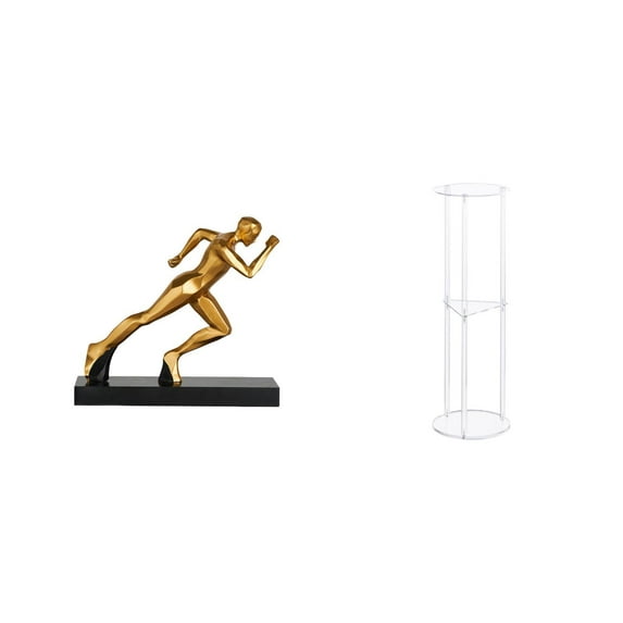 Dualoai Modern Abstract Runner Figurine Sculpture for Home Entryway ...