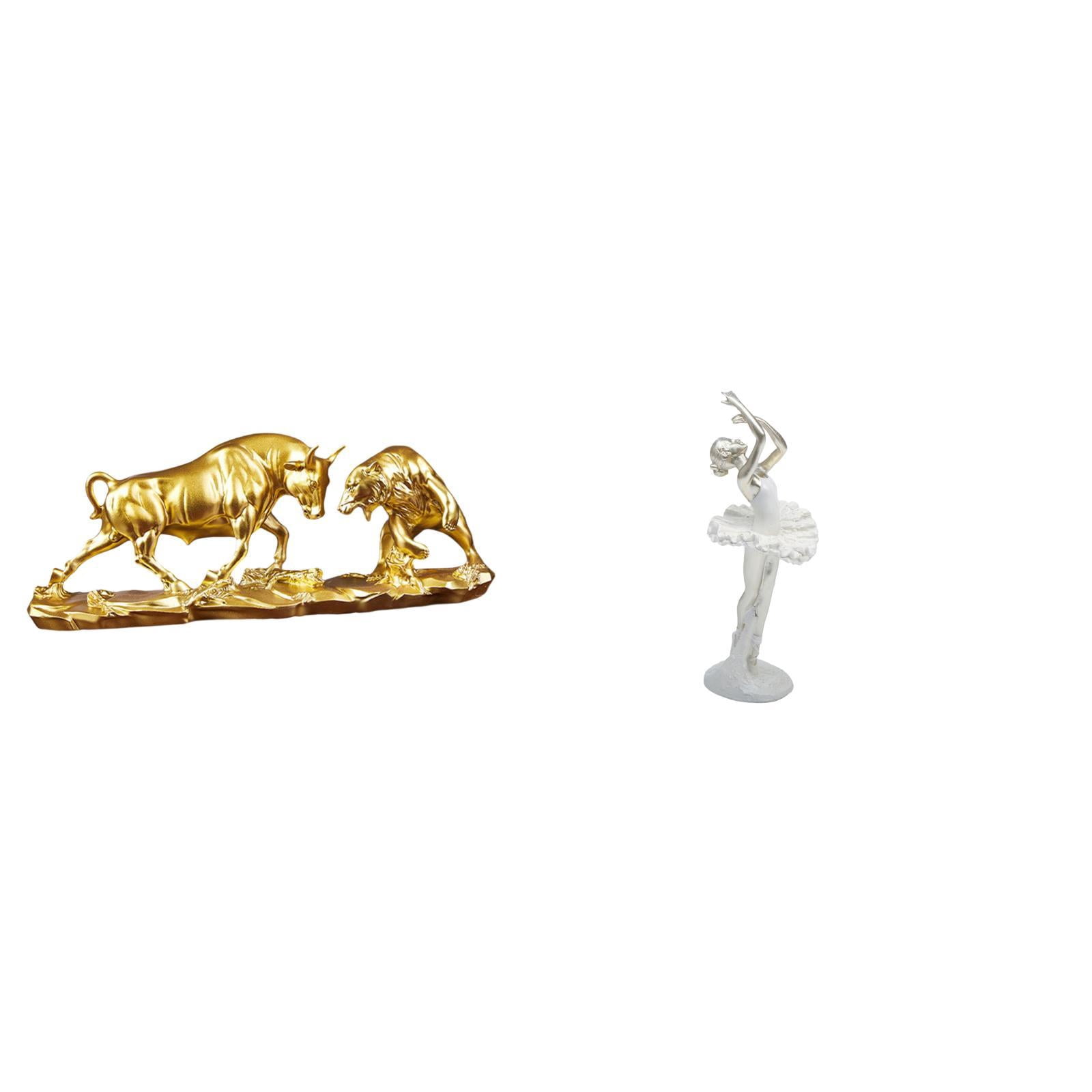 Dualoai Modern Animal and Dance Sculpture Fusion for Desk Bedroom ...