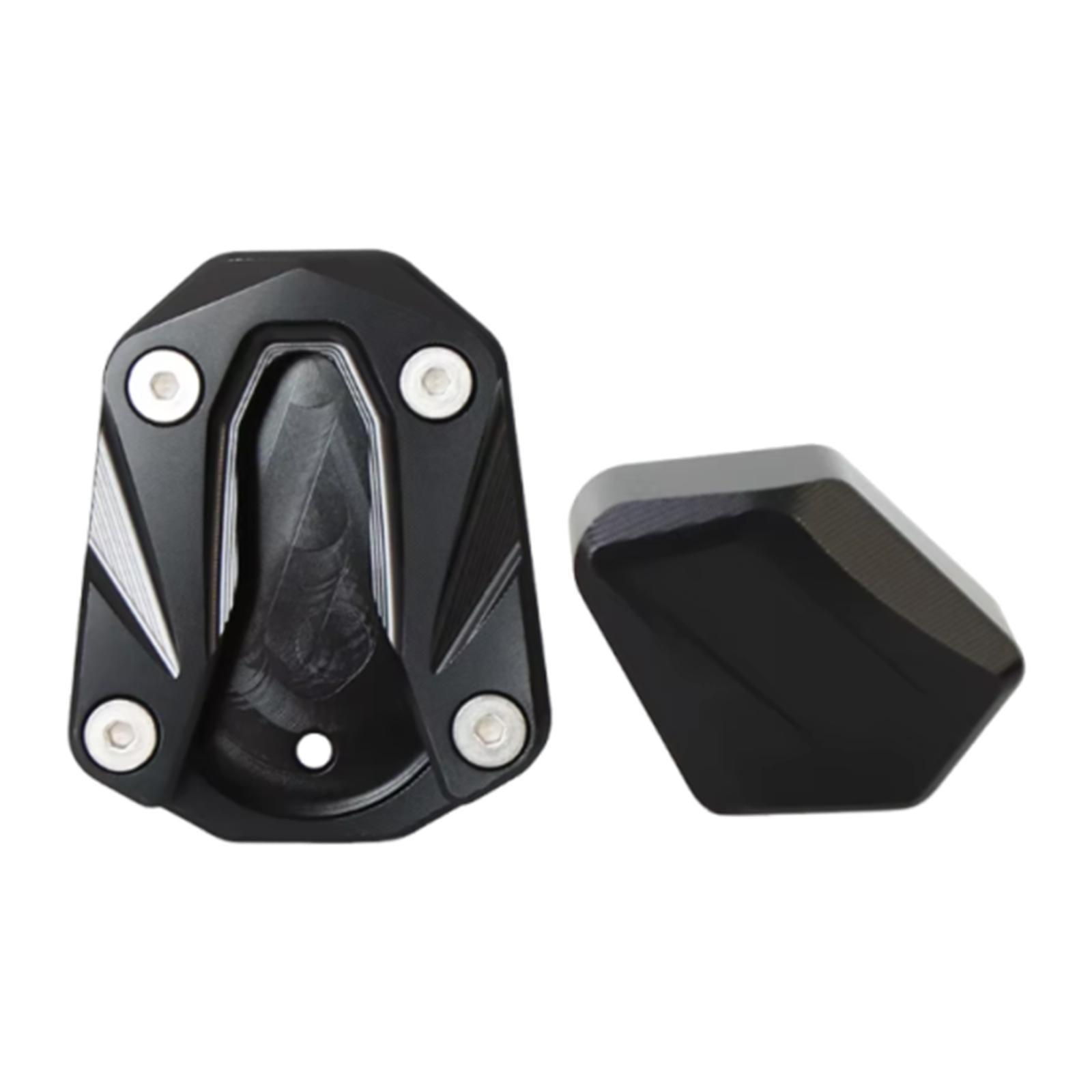 Dualoai Motorcycle Kickstand Pad Extender Enlarged Side Stand Support ...
