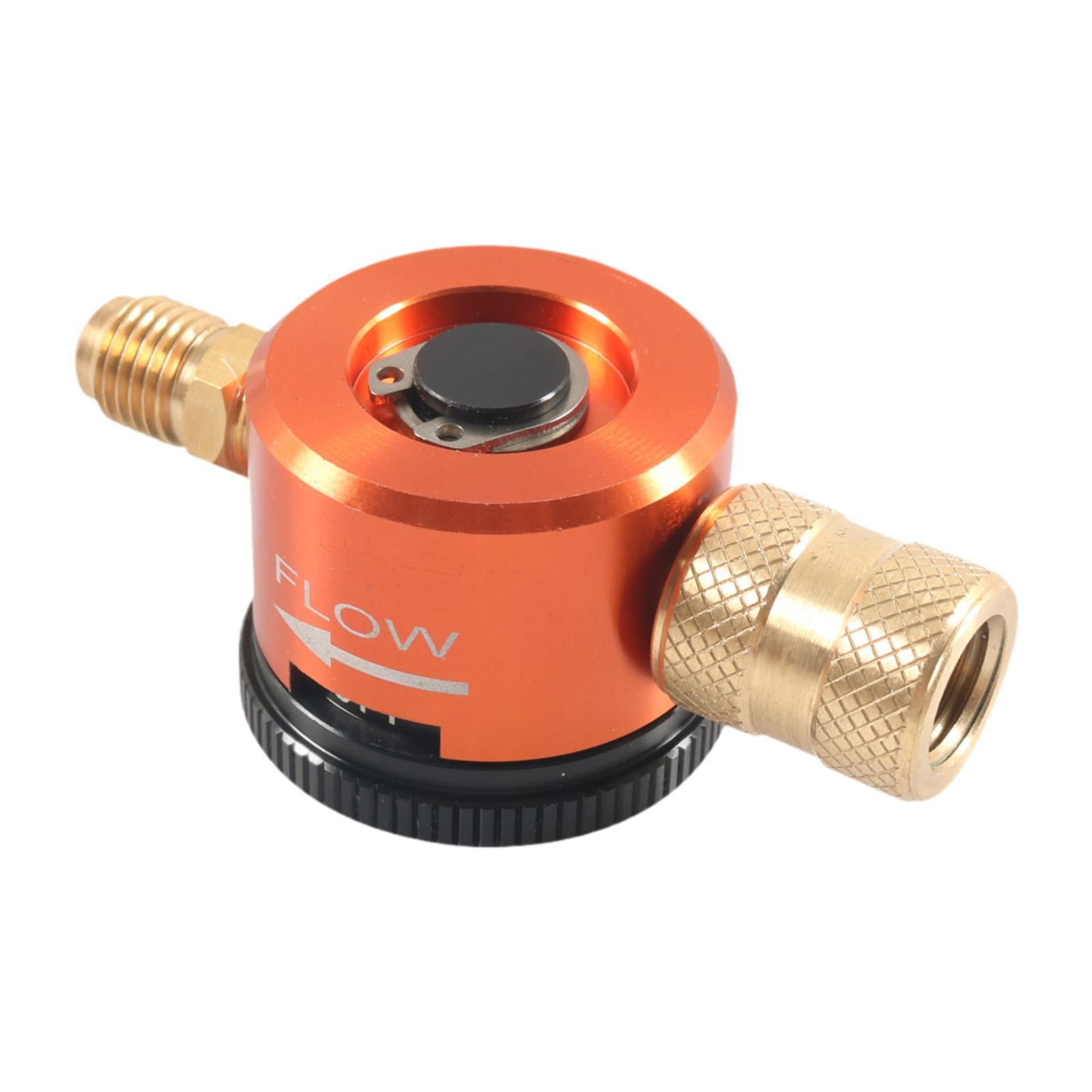 Dualoai Nitrogen Purge Regulator Tool Brass 1/4" Flare Fitting Nitrogen ...