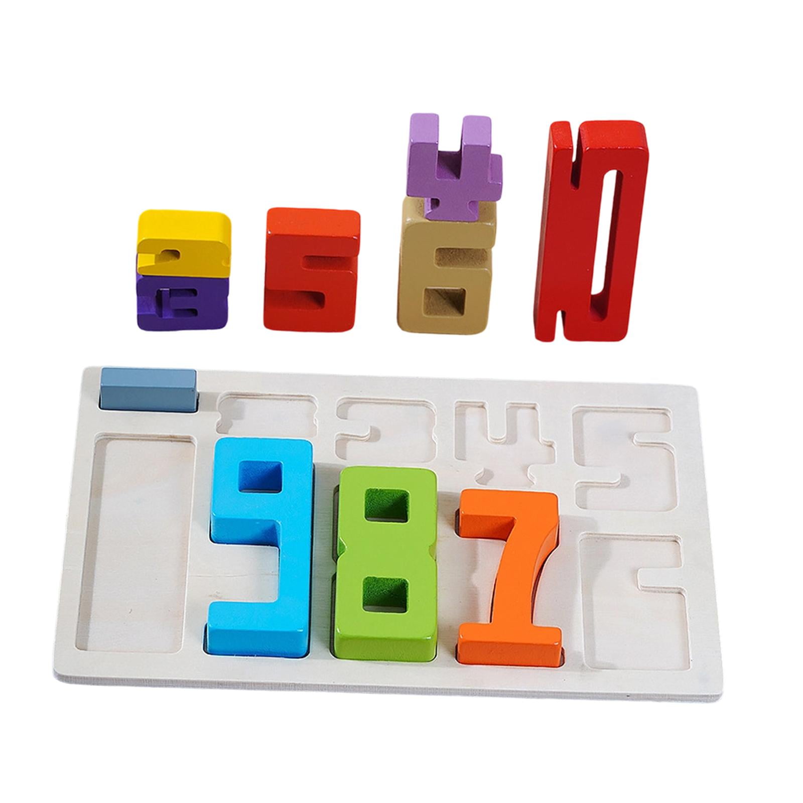 Dualoai Number Building Blocks Fine Motor Skill Counting Math Learning ...