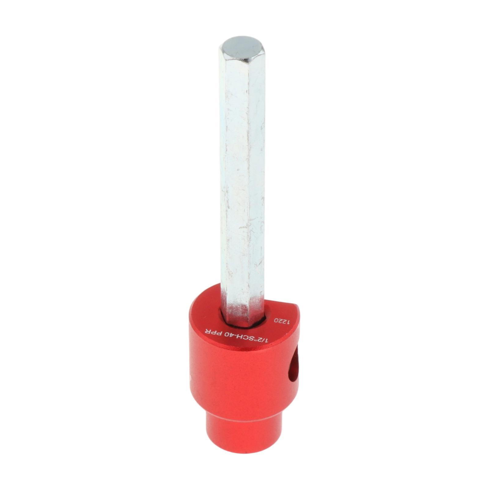 Dualoai PVC Pipe Reamer, PVC Fitting Saver, Drill Attachment, Aluminum ...