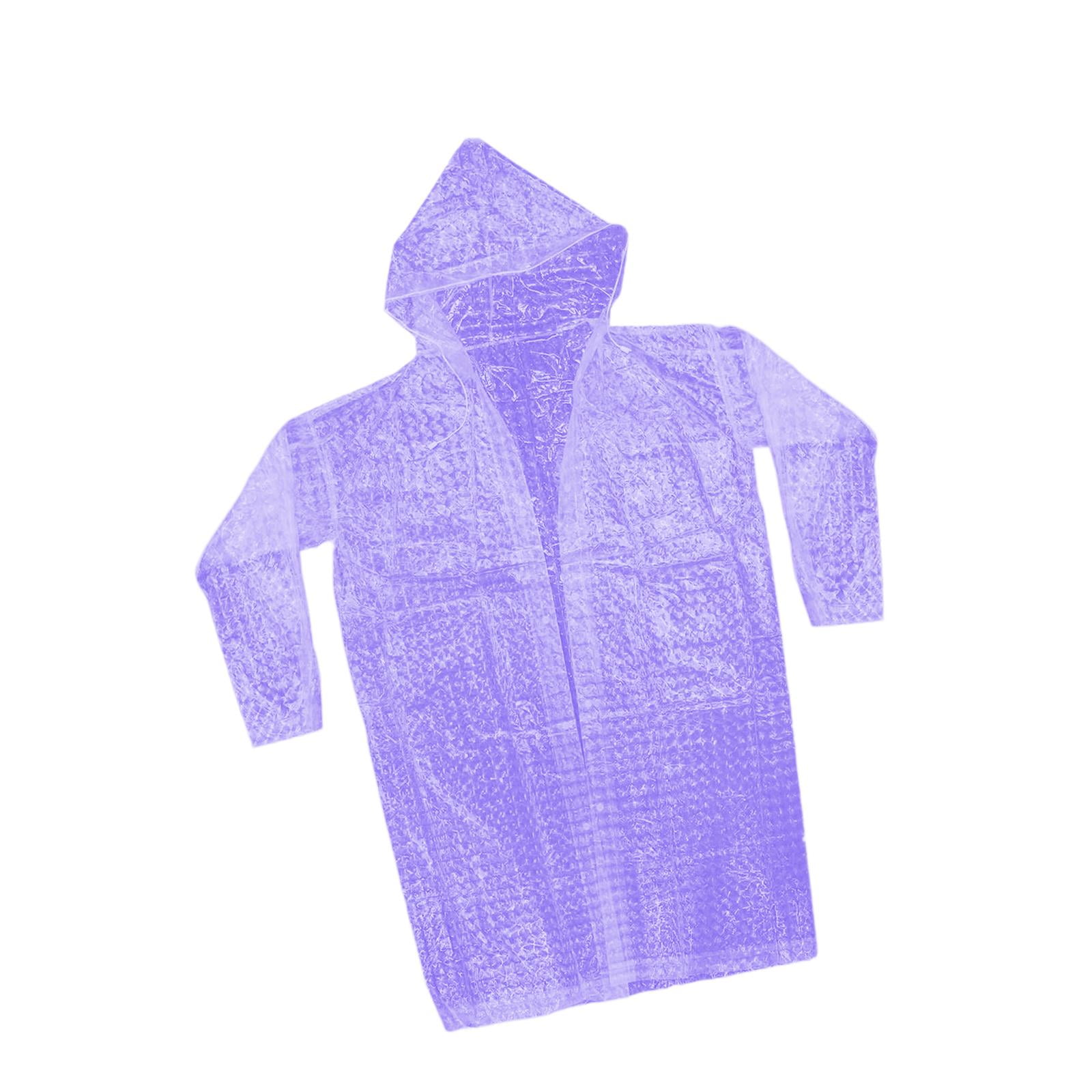 Dualoai Poncho Raincoat Sleeve 3D Rain Poncho for Hiking Fishing Theme ...