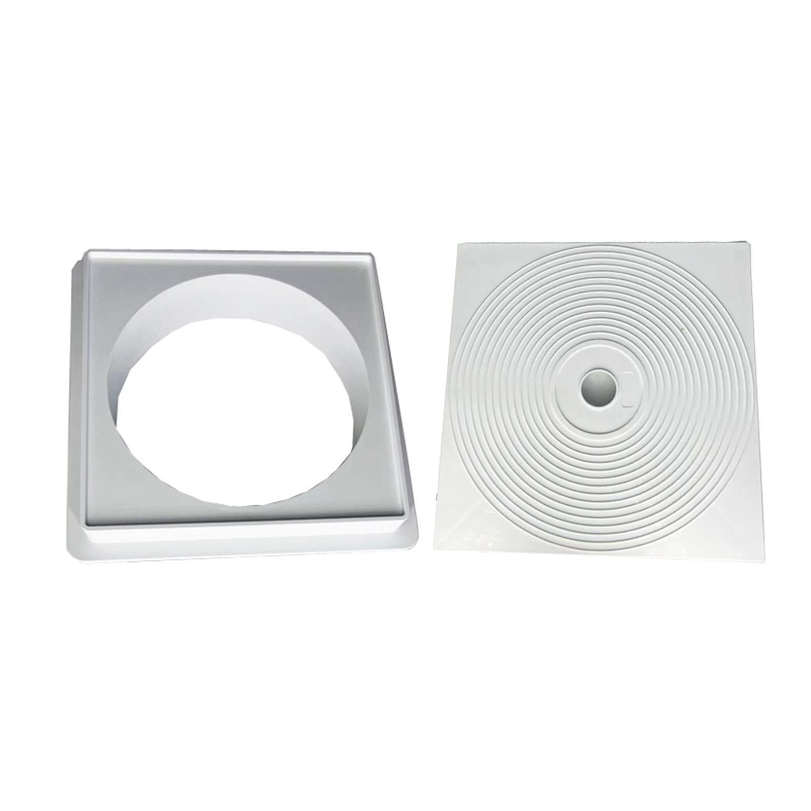 Dualoai Pool Skimmer Accessory Lightweight Skimmer Deck Cover and Round ...