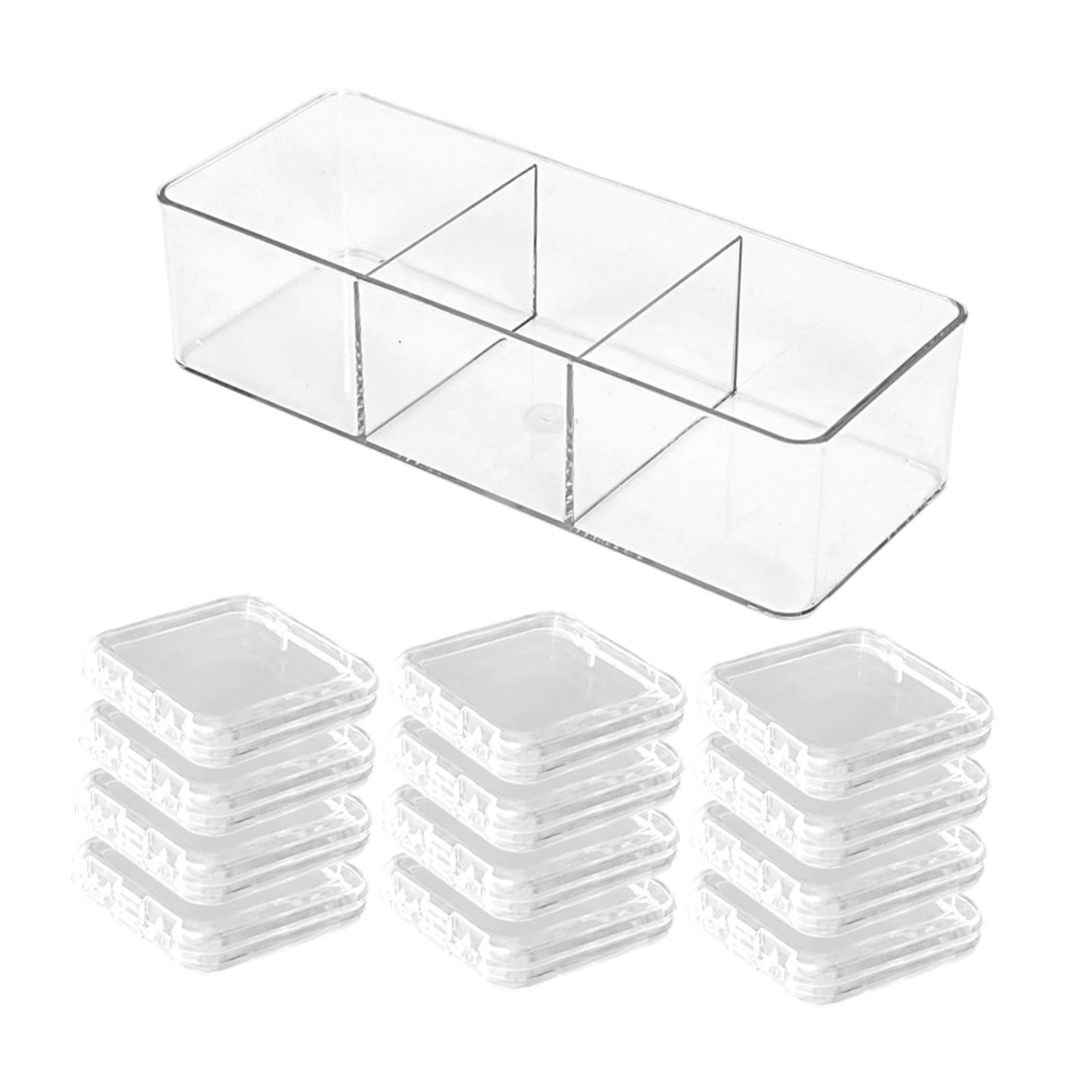 Dualoai Press on Nail Storage Box Set Display Case Portable ...