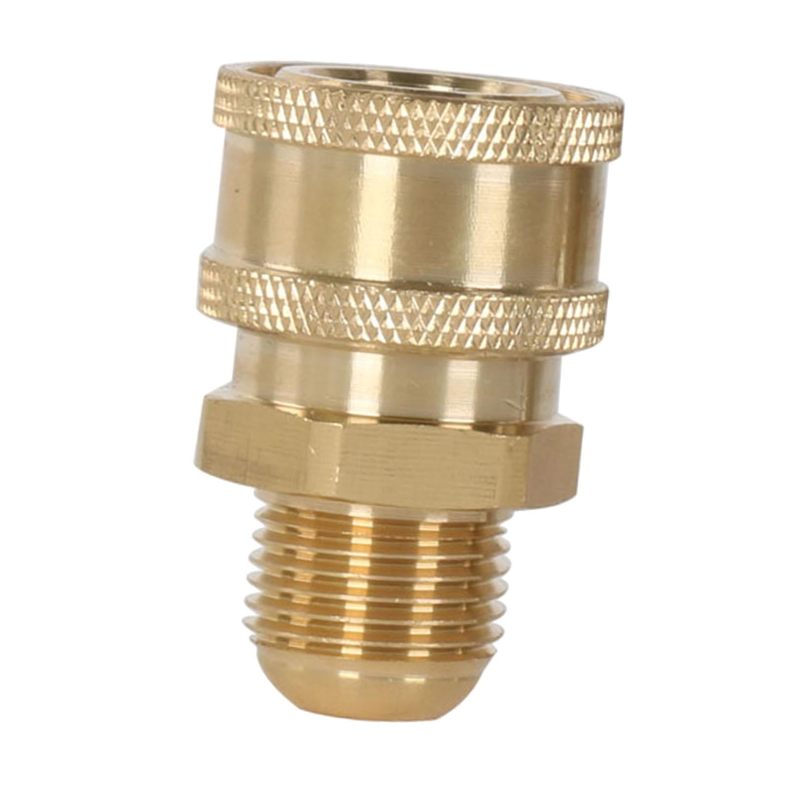 Dualoai Pressure Washer Adapter 3/8 inch Quick Connect Copper Multipurpose Connector female ...