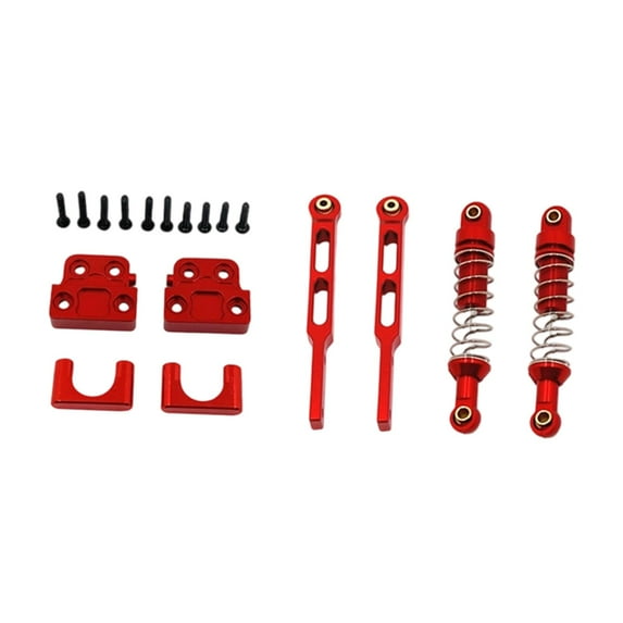 Dualoai RC Rear Shock Absorber Set 1/12 DIY Crawler Model Screws for ...