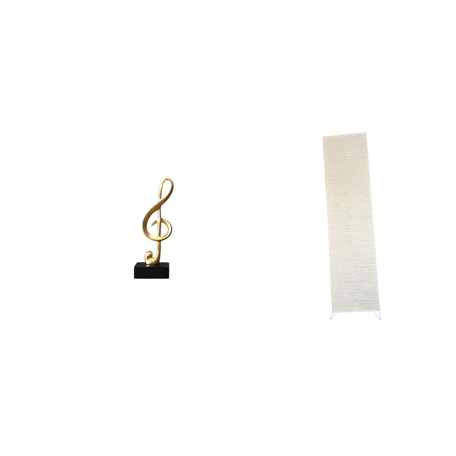 Dualoai Resin Music Note Sculpture Tabletop Ornament and Paper Floor ...