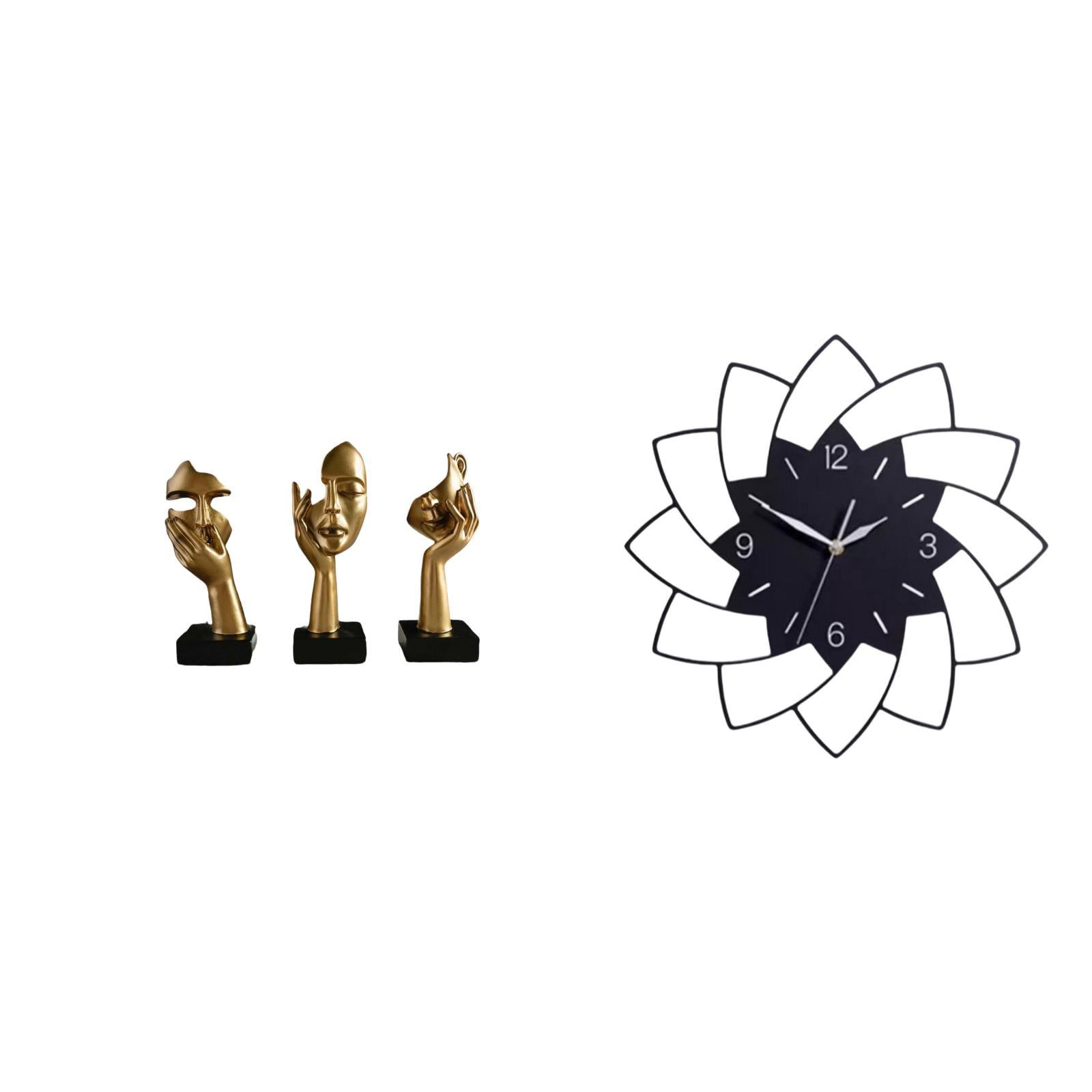Dualoai Resin Thinker Statues Tabletop Decorations Abstract Art ...