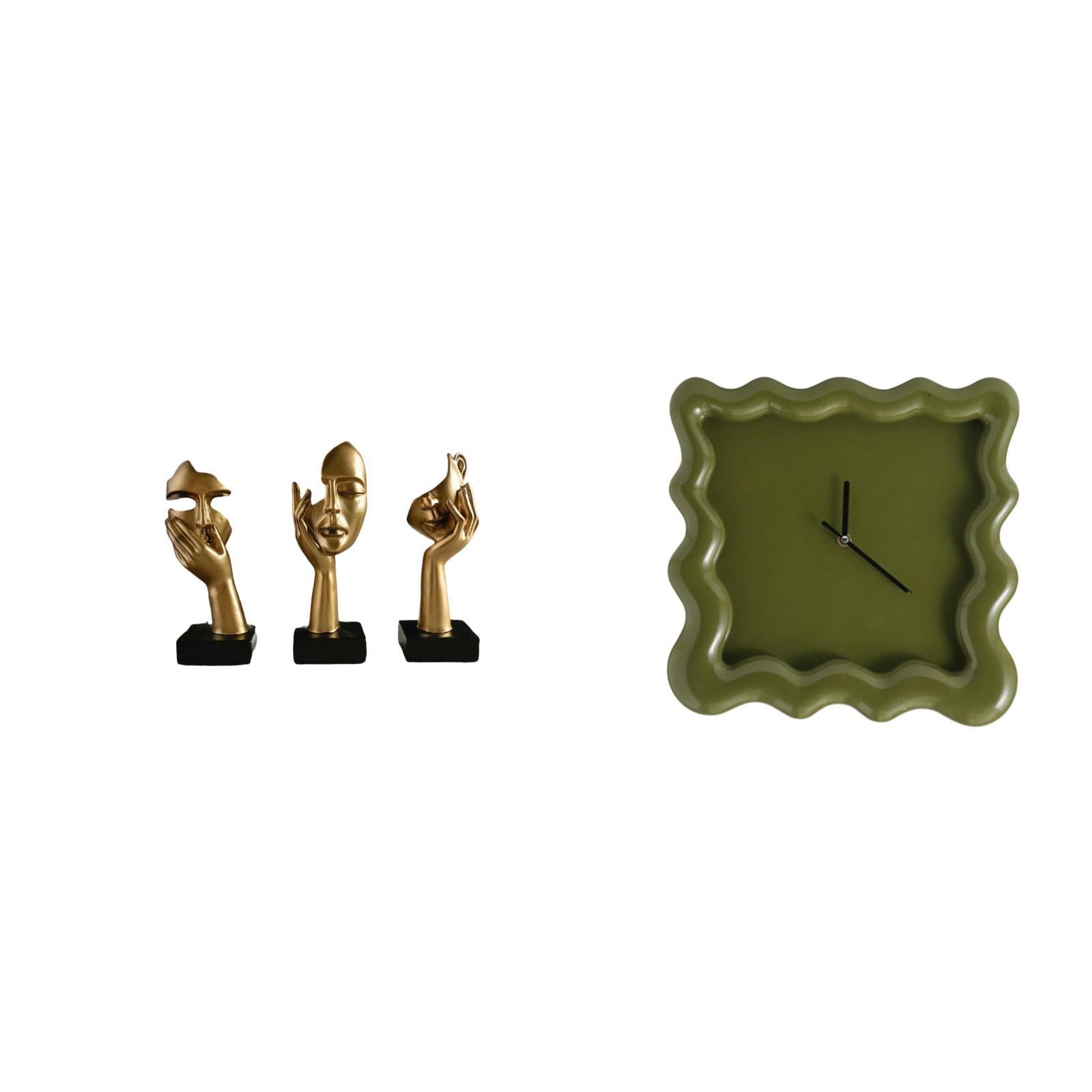 Dualoai Resin Thinker Statues Tabletop Decorations Abstract Art ...