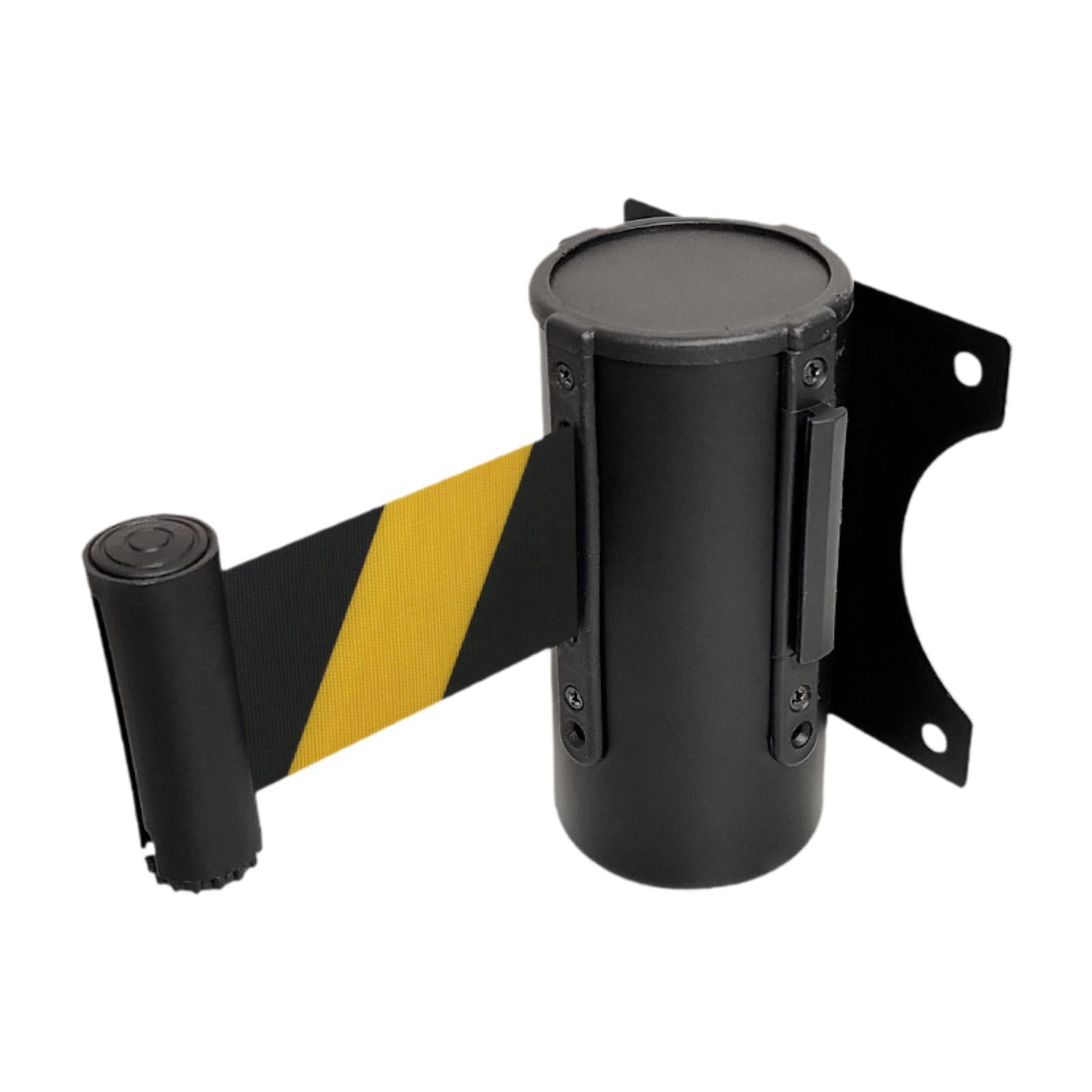 Dualoai Retractable Belt Barrier Crowd Control Wall Barrier Wall Mount ...
