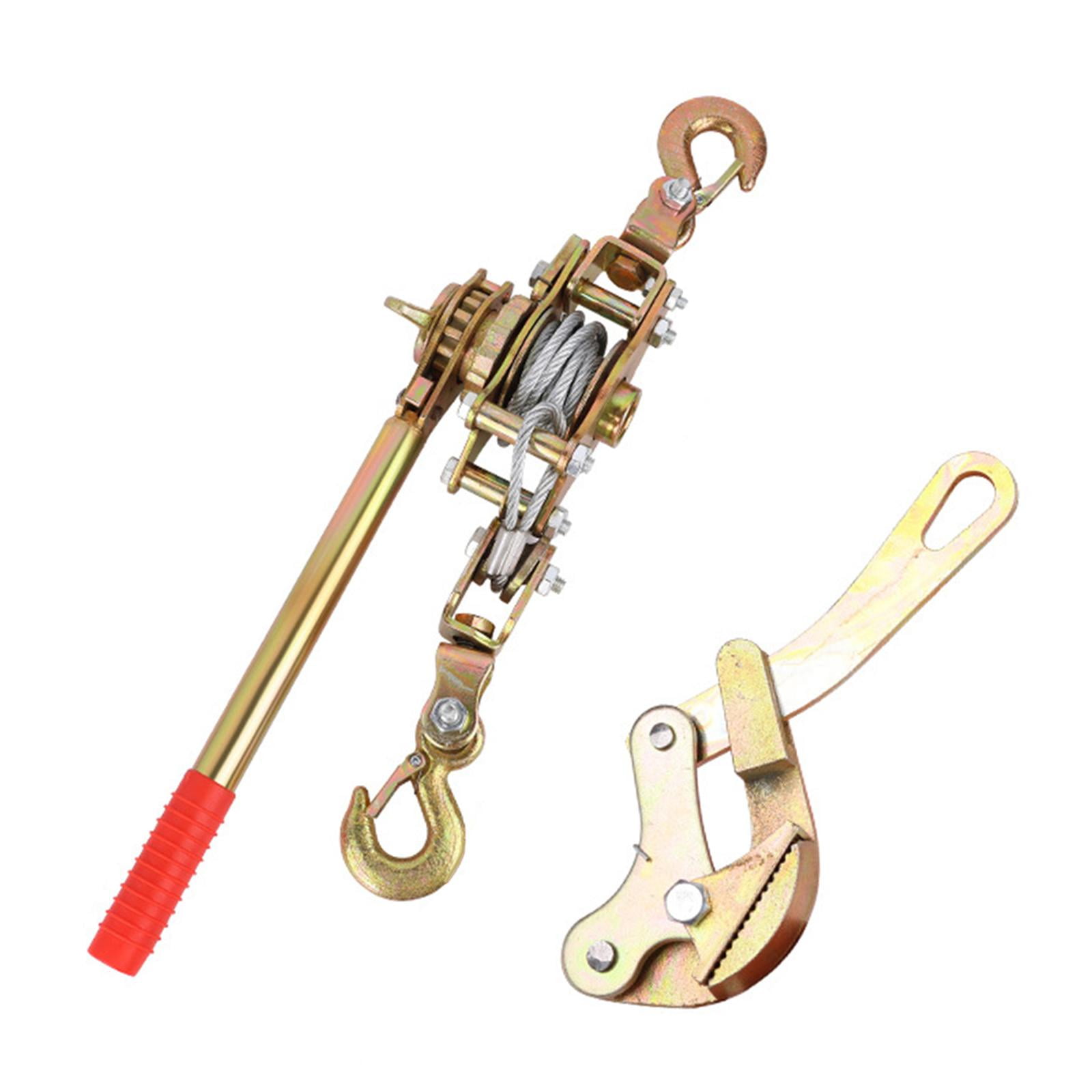 Dualoai Rope Grip Puller Manual Steel Wire Tensioner for Car Cargo ...