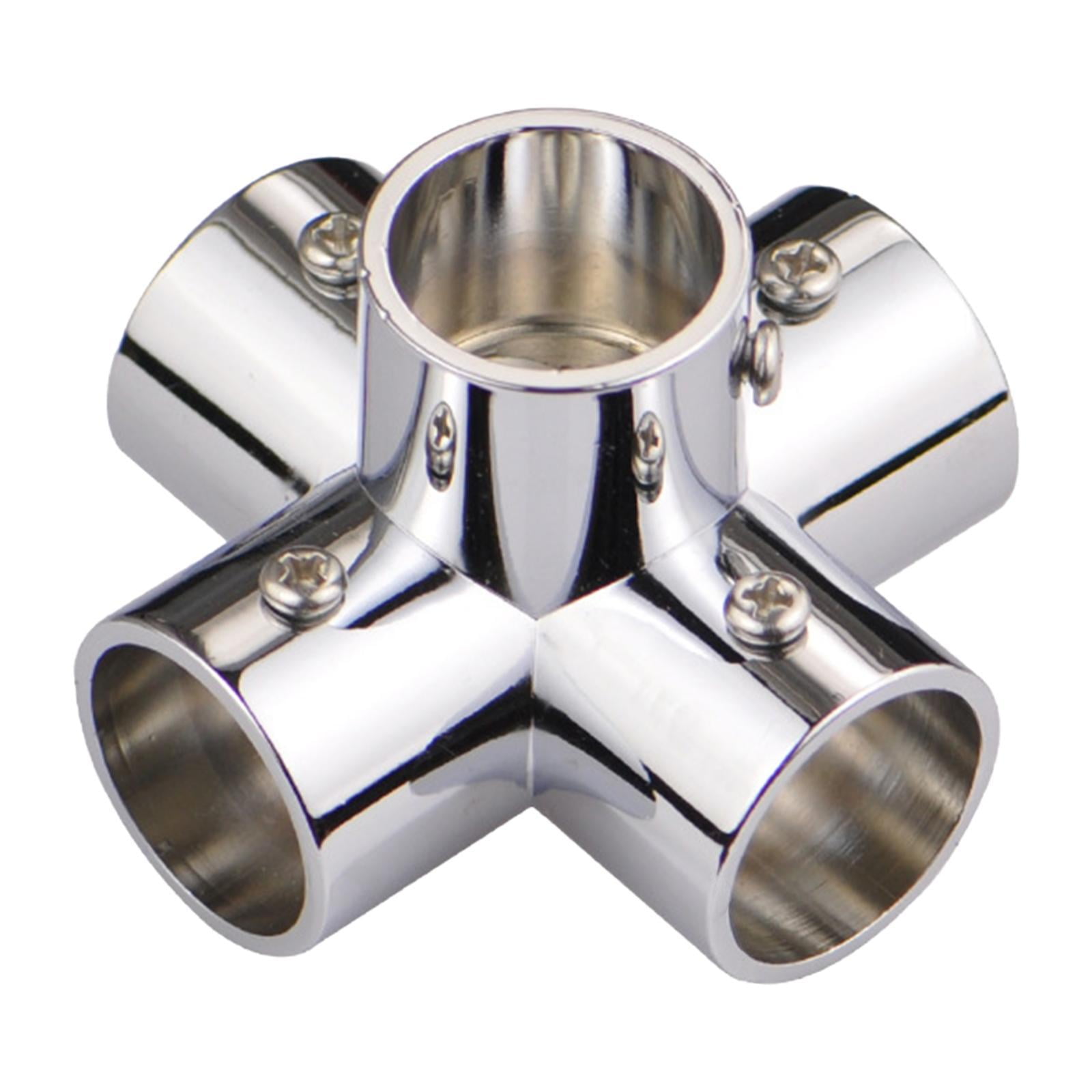 Dualoai Round Pipe Connector DIY Fastening Tube Fitting for Home ...