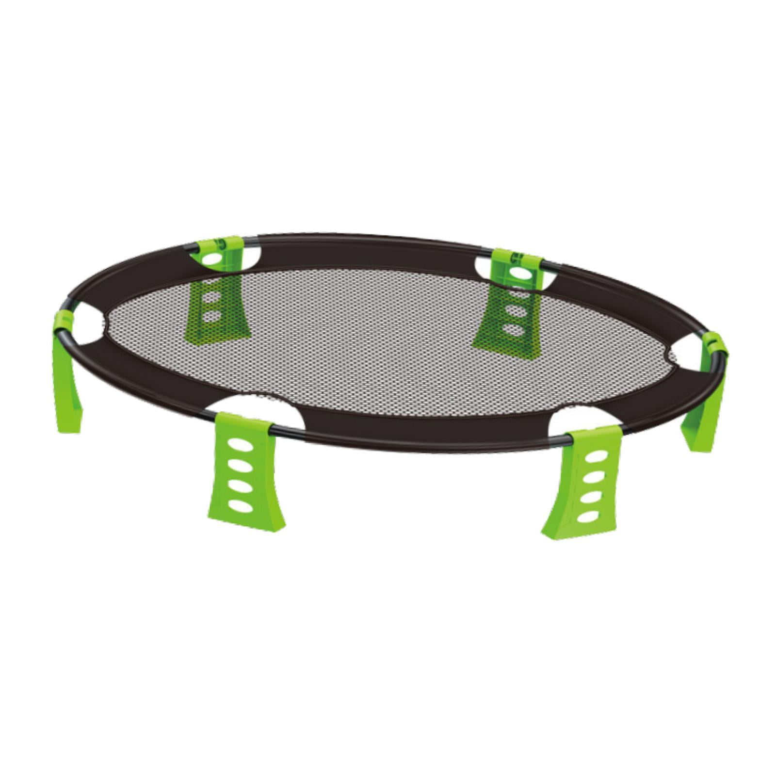 Dualoai Roundnet Game Set Outdoor Volleyball Net with 2 Balls Pump and ...